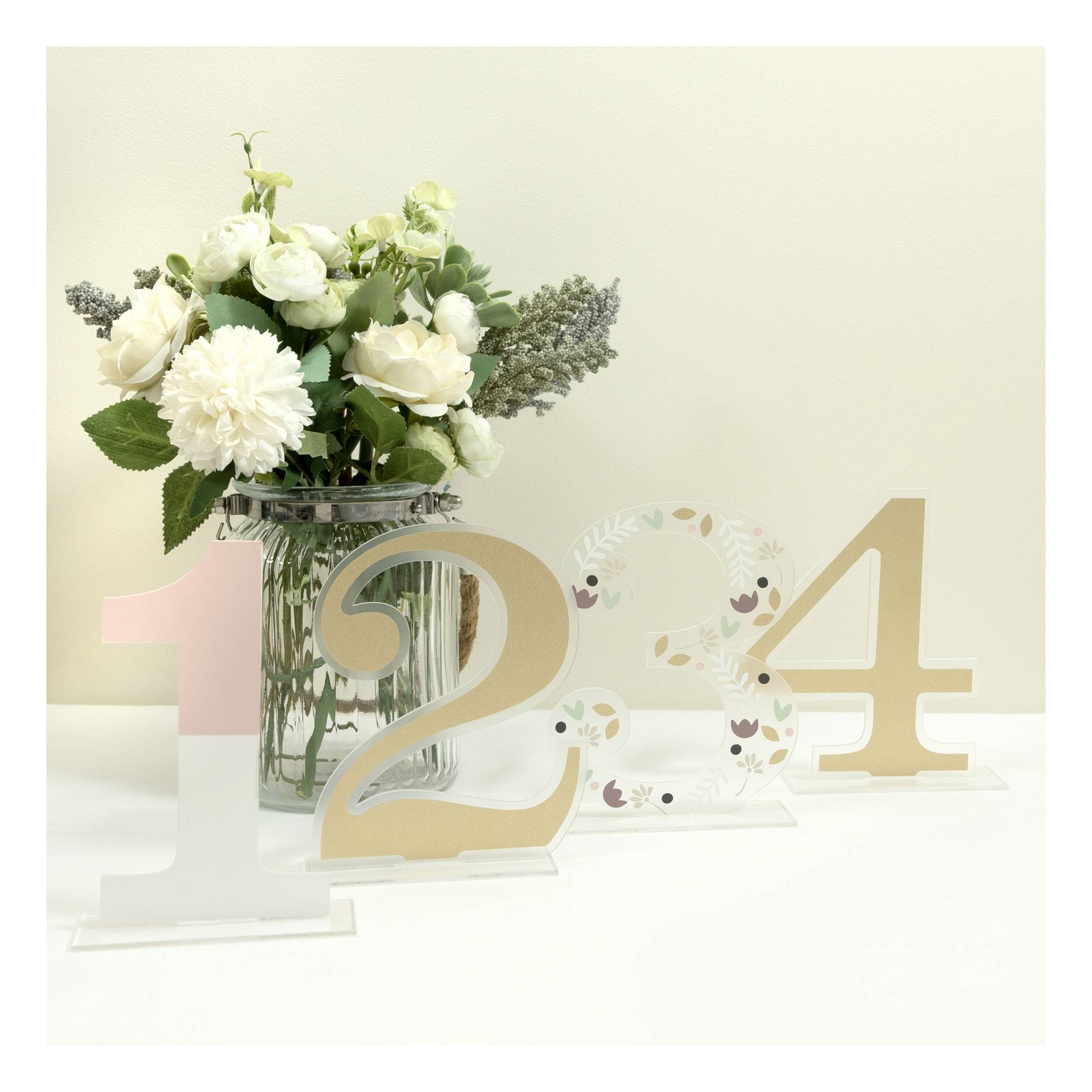 Acrylic Table Numbers 12 Pack | Hobbycraft