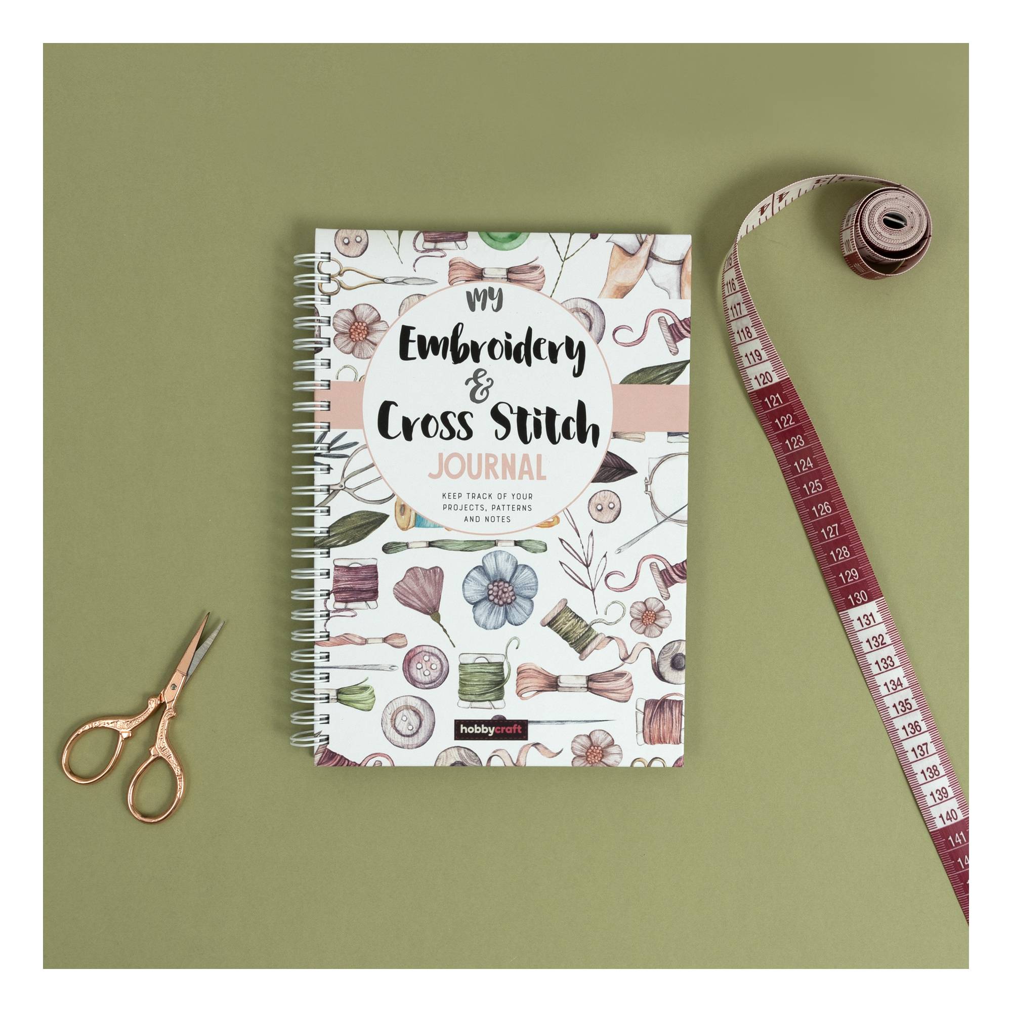My Embroidery and Cross Stitch Journal | Hobbycraft
