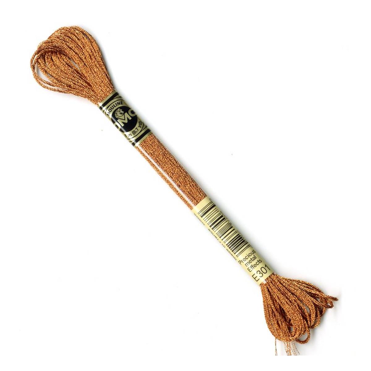 DMC Mouline Copper Light Effects Embroidery Thread 8m (E301) | Hobbycraft