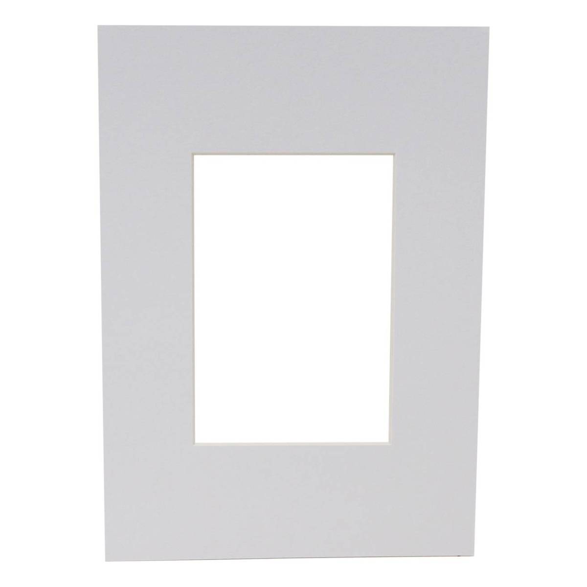 Iced White Single Aperture Mount A4 | Hobbycraft