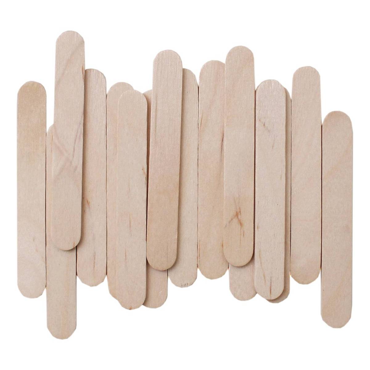 Mini Natural Wooden Craft Sticks 250 Pack | Hobbycraft