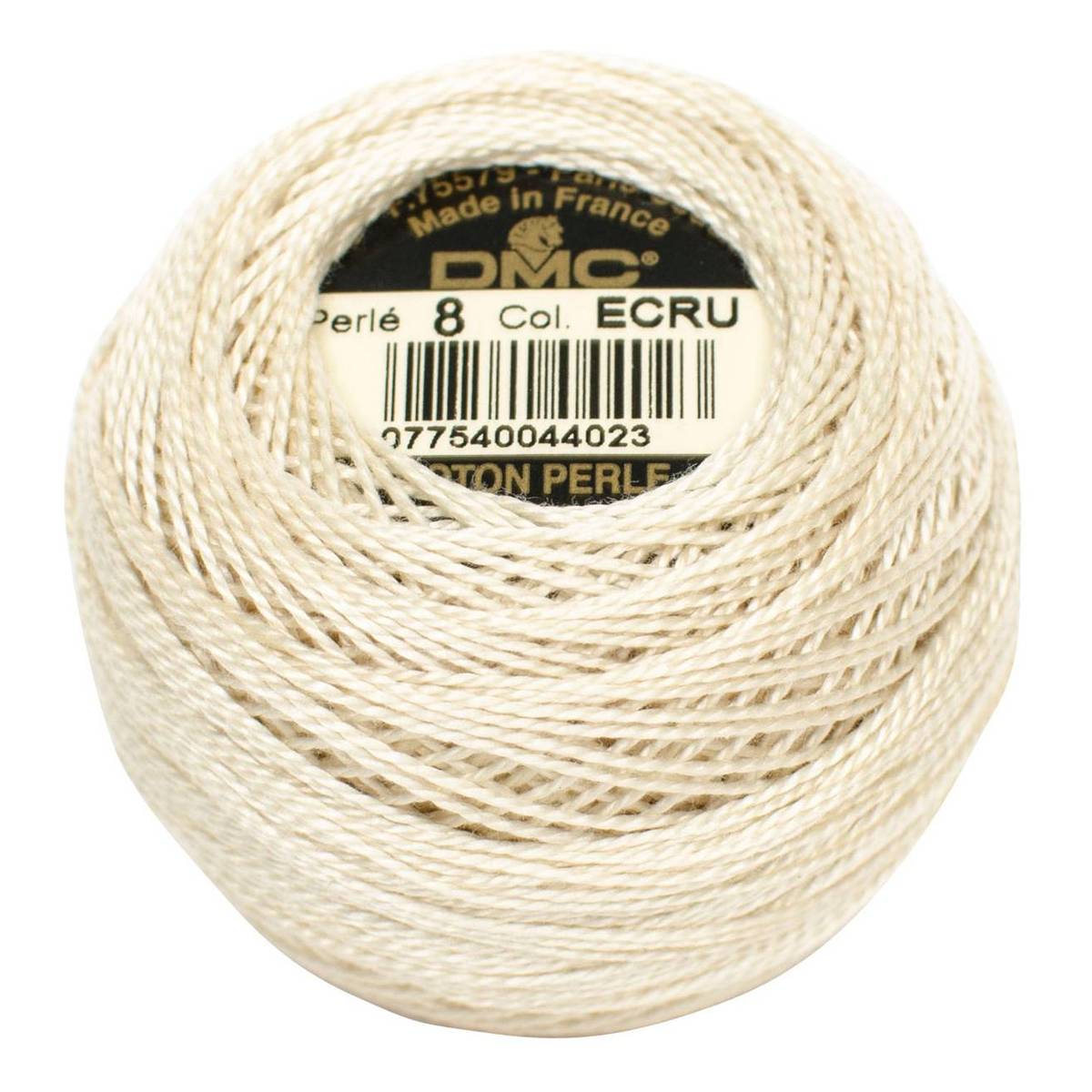 DMC Cream Pearl Cotton Thread on a Ball Size 8 80m (Ecru) | Hobbycraft