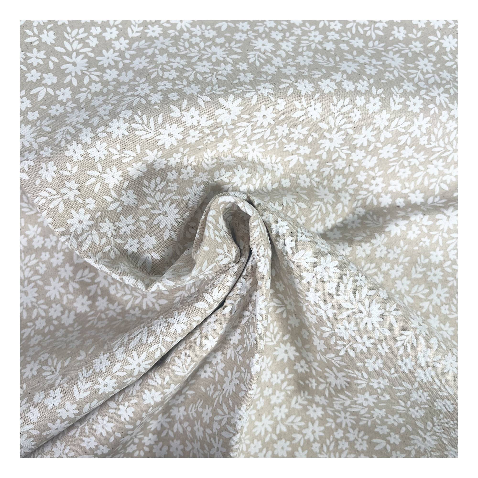 Natural Daisy Cotton Fabric by the Metre | Hobbycraft