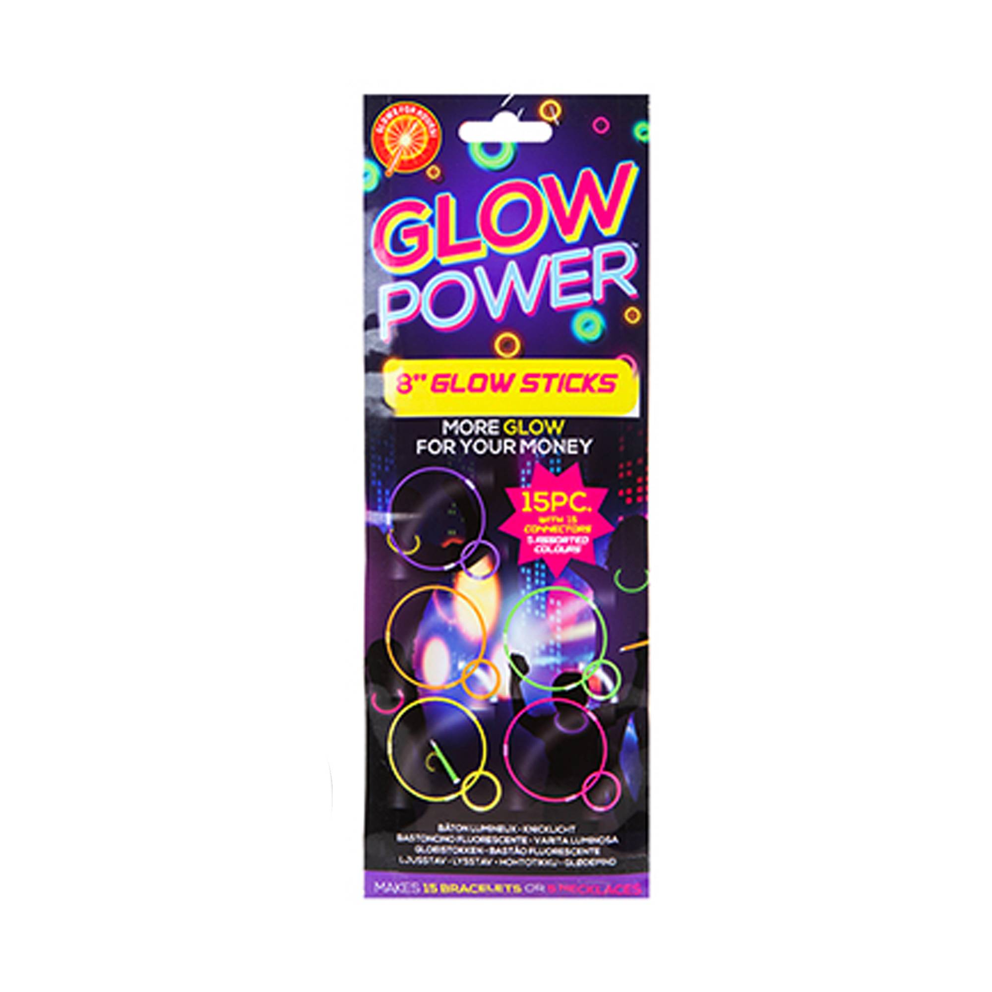 Glow Sticks with Connectors 15 Pack | Hobbycraft