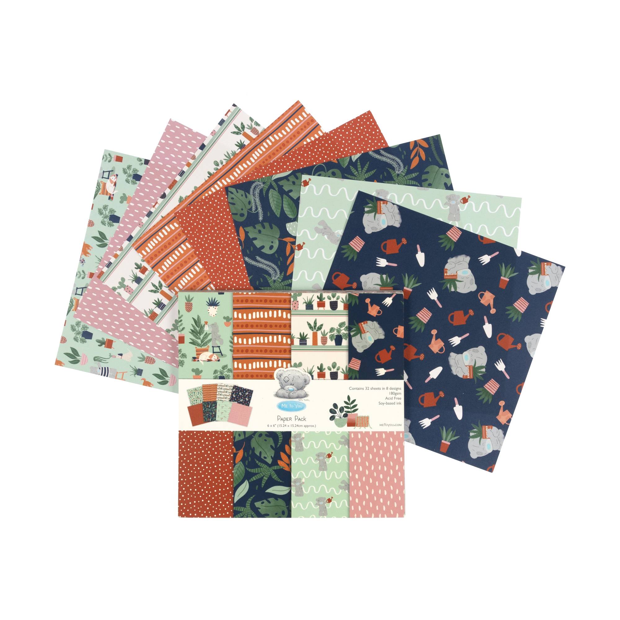 Me to You 6 x 6 Inches Paper Pack 32 Sheets | Hobbycraft