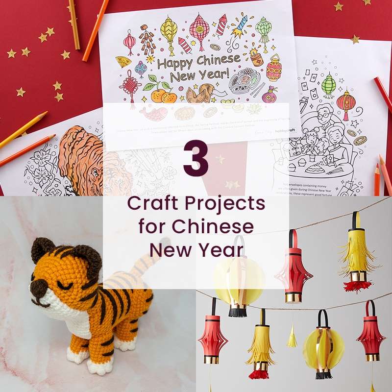 3 Craft Projects for Chinese New Year | Hobbycraft