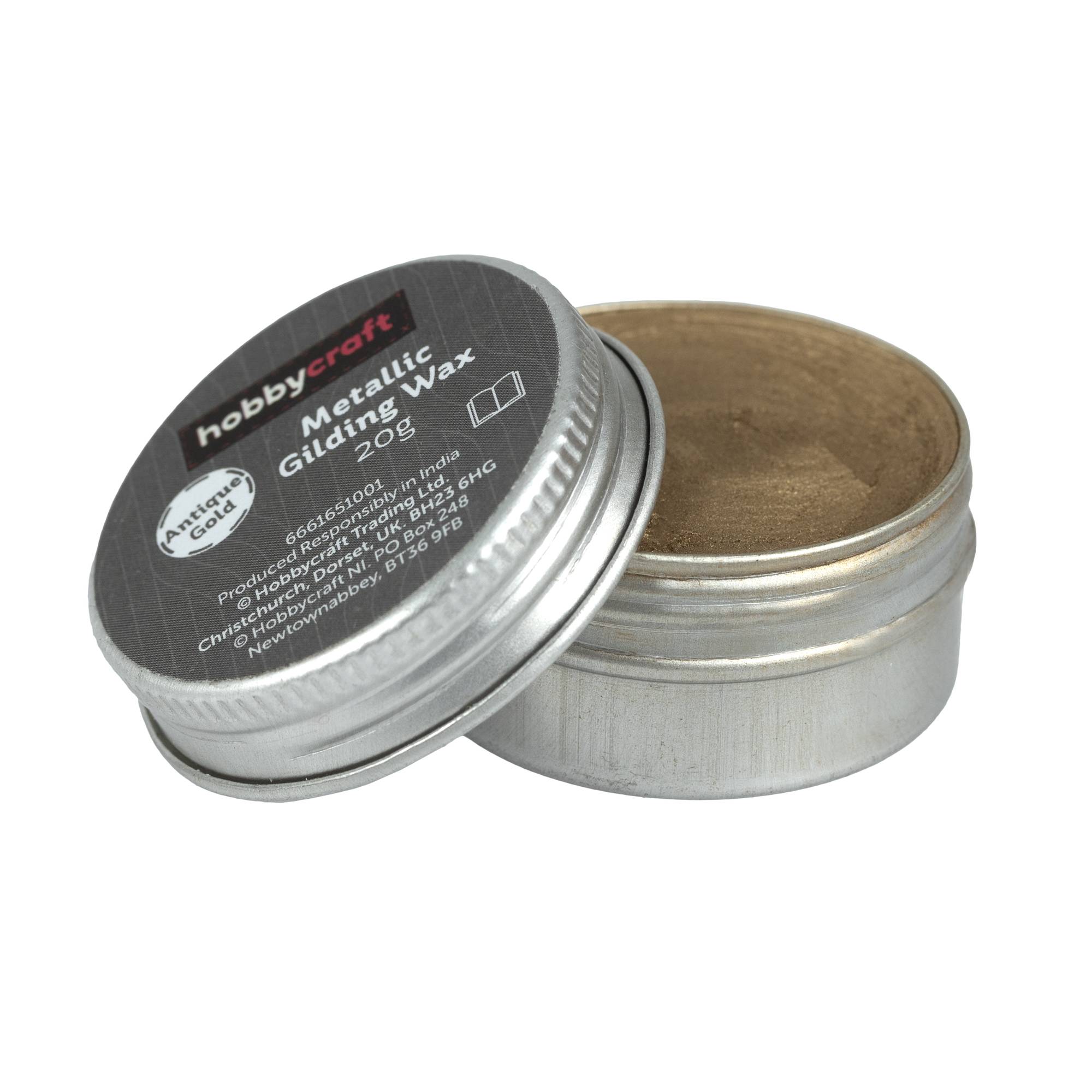 Antique Gold Metallic Gilding Wax 20ml | Hobbycraft