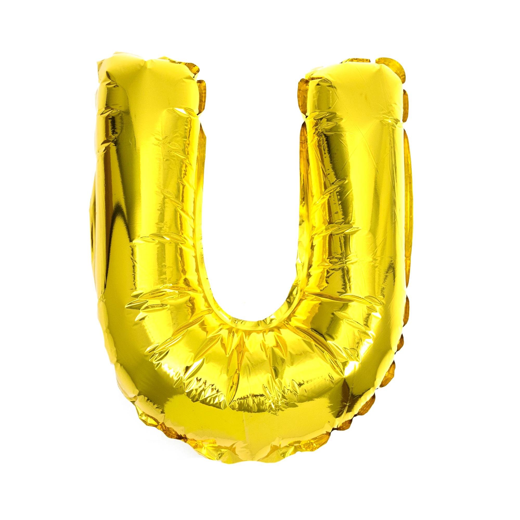 Gold Foil Letter U Balloon | Hobbycraft