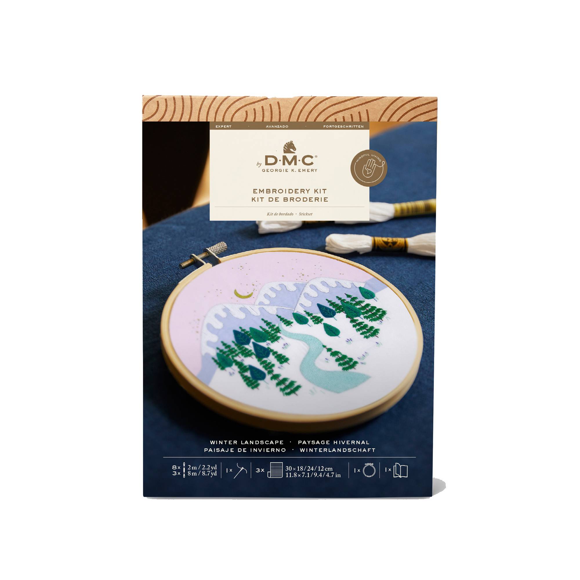 DMC Winter Landscape Embroidery Kit | Hobbycraft