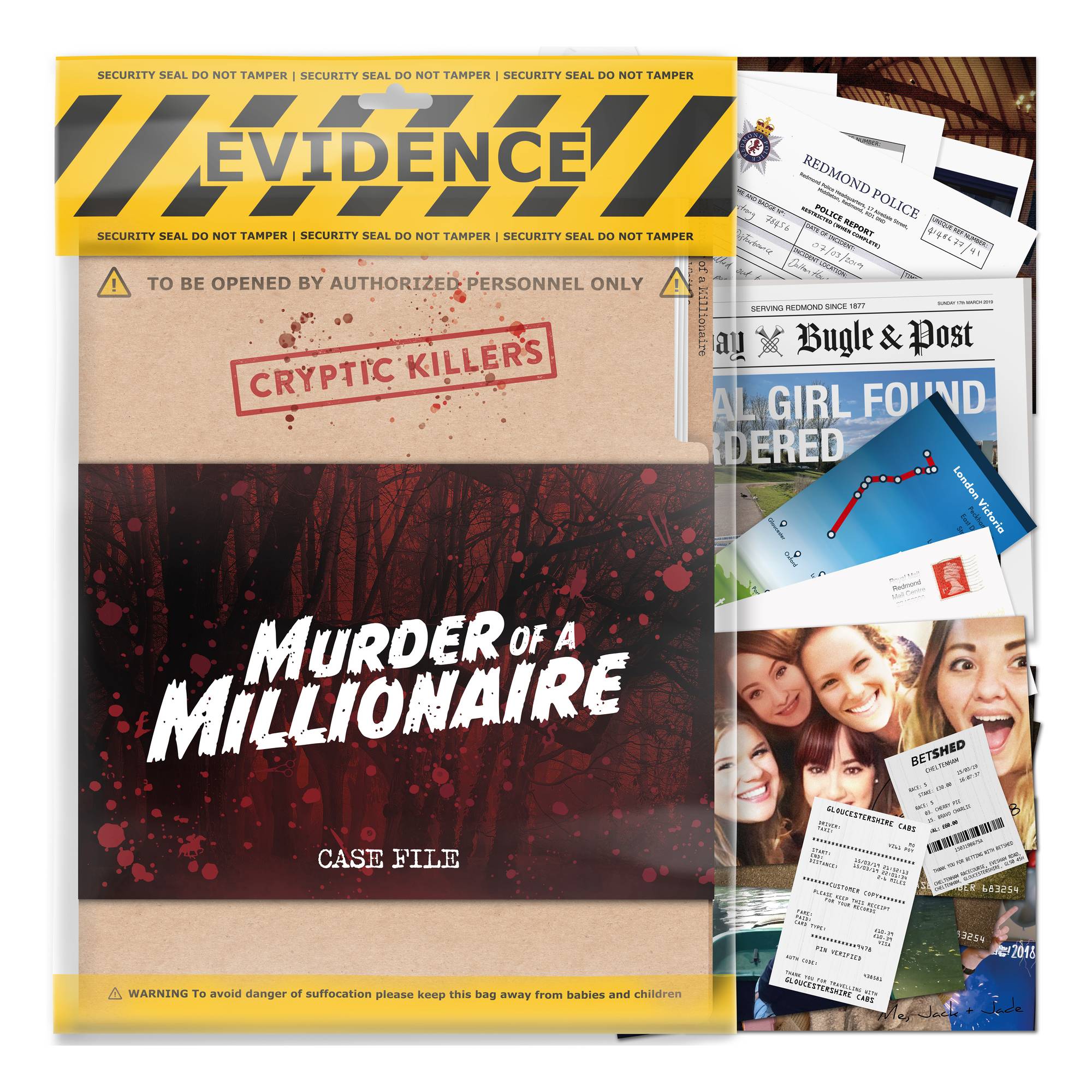 Cryptic Killers: Murder of a Millionaire | Hobbycraft