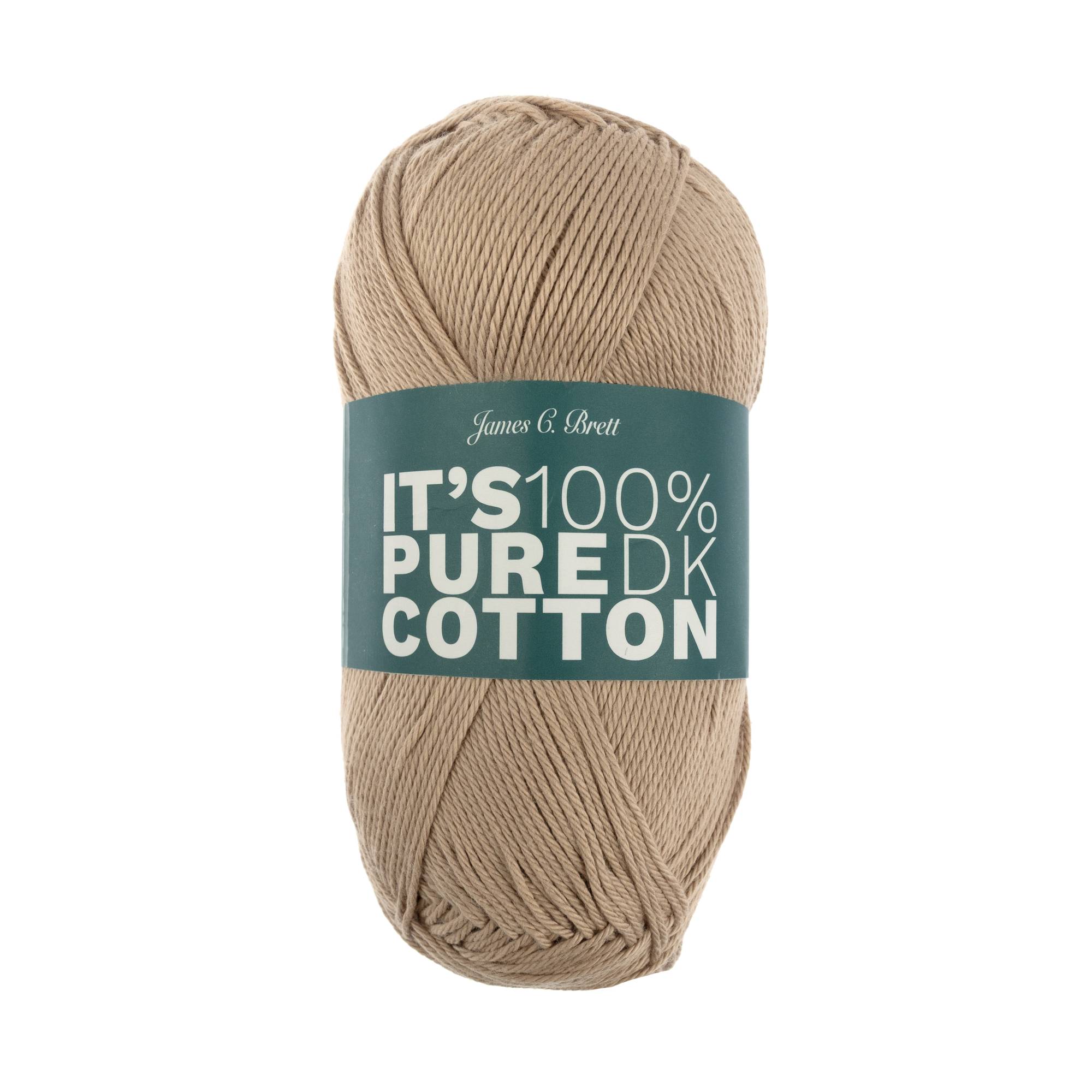 James C Brett Beige It’s Pure Cotton Yarn 100g | Hobbycraft
