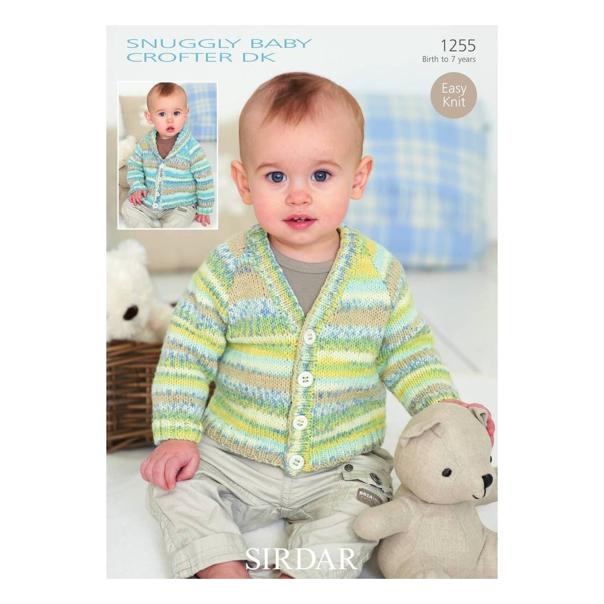 Sirdar Snuggly Baby Crofter DK Cardigans Digital Pattern 1255 | Hobbycraft
