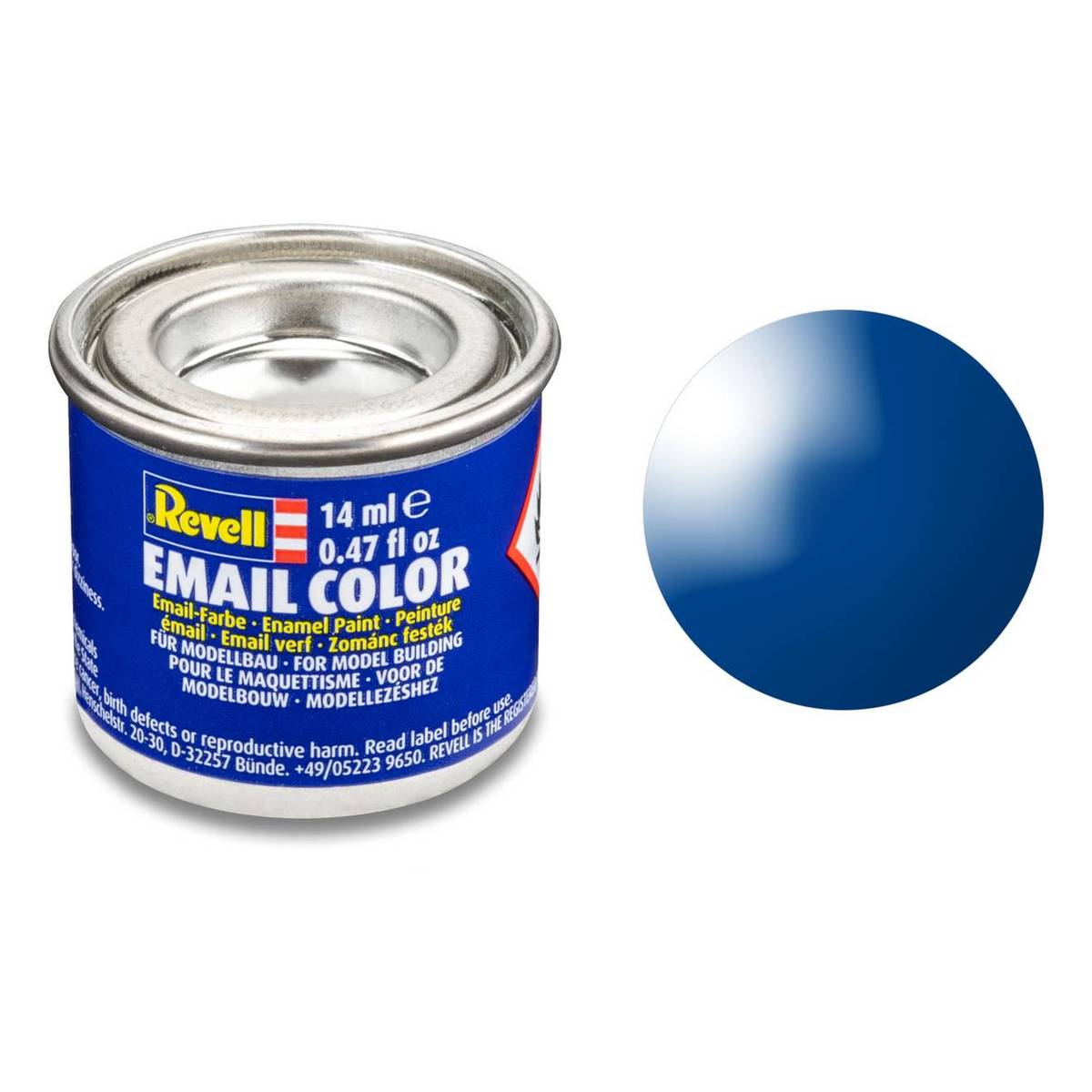 Revell Blue Gloss Enamel Paint 14ml (52) | Hobbycraft