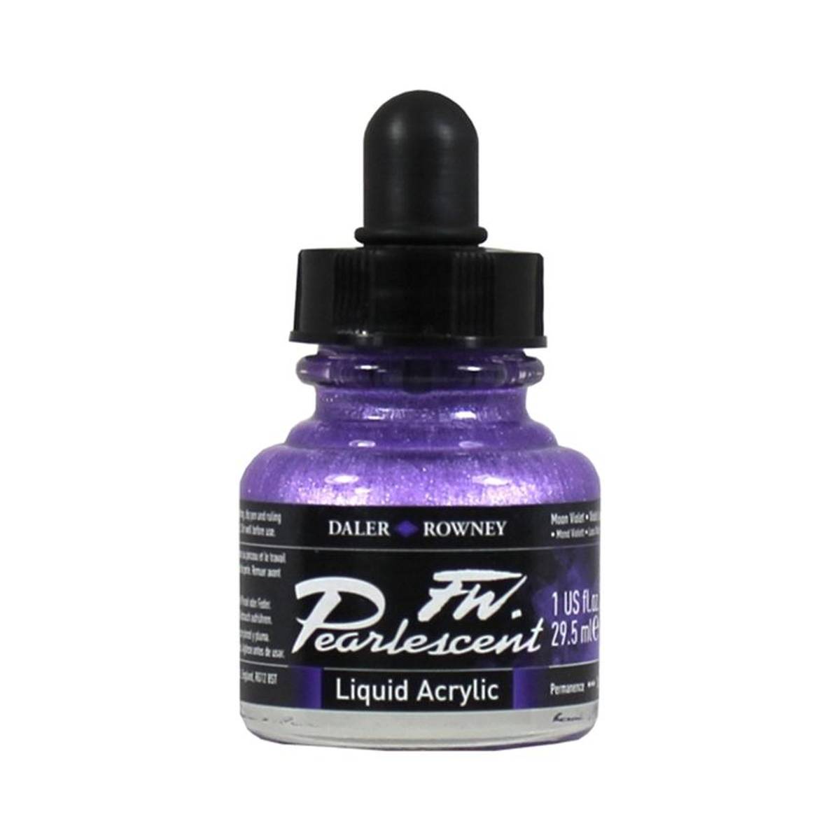 Daler-Rowney Moon Violet FW Pearlescent Liquid Acrylic 29.5ml | Hobbycraft
