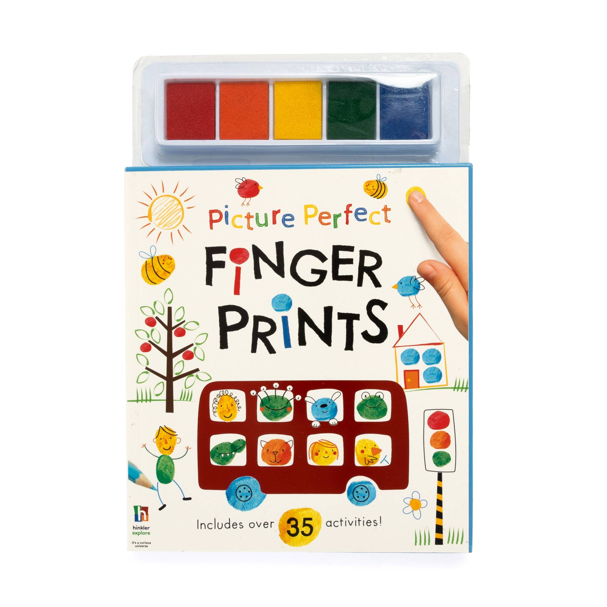Picture Perfect Finger Print Art Activity Book | Hobbycraft