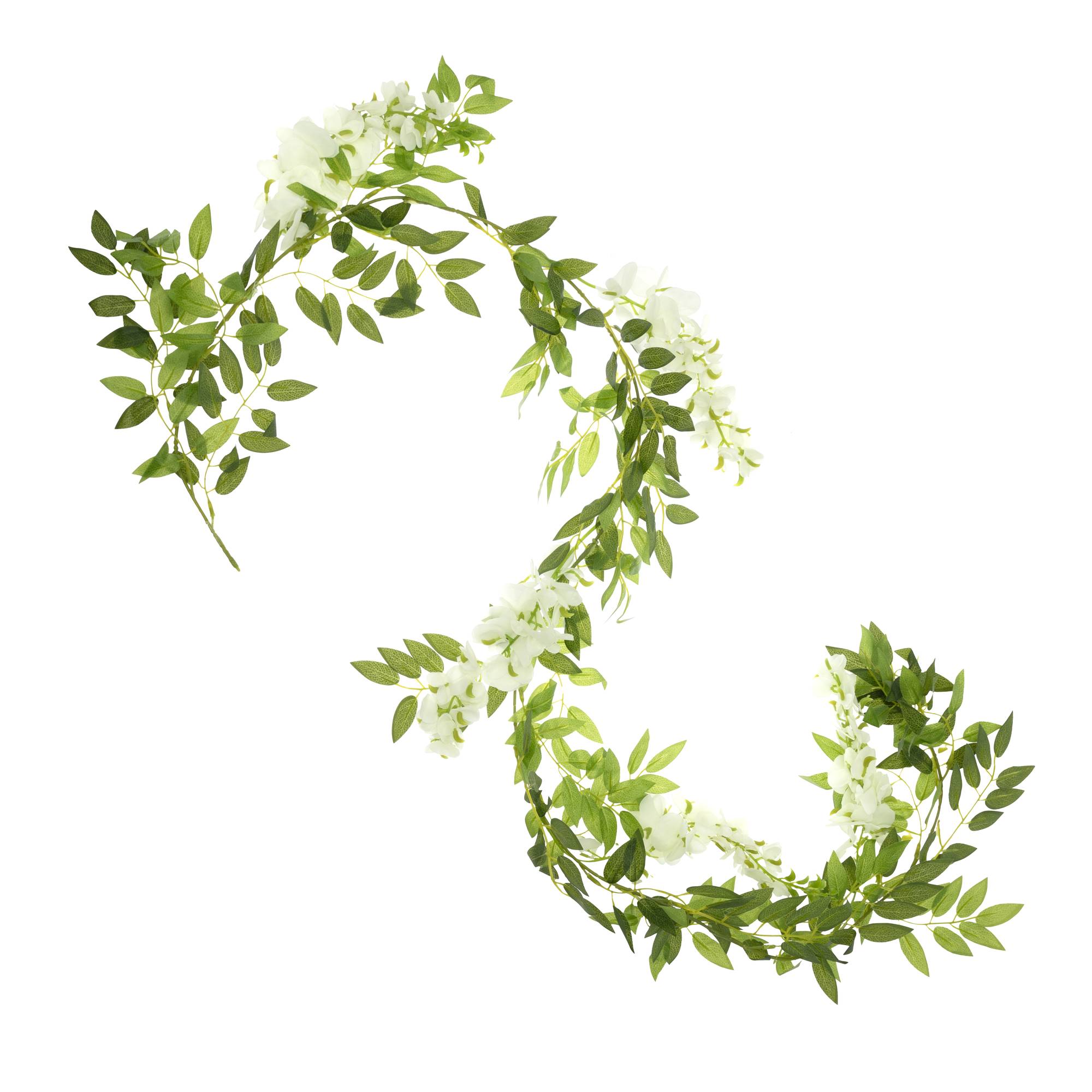 Cream Wisteria Garland 1.8m | Hobbycraft