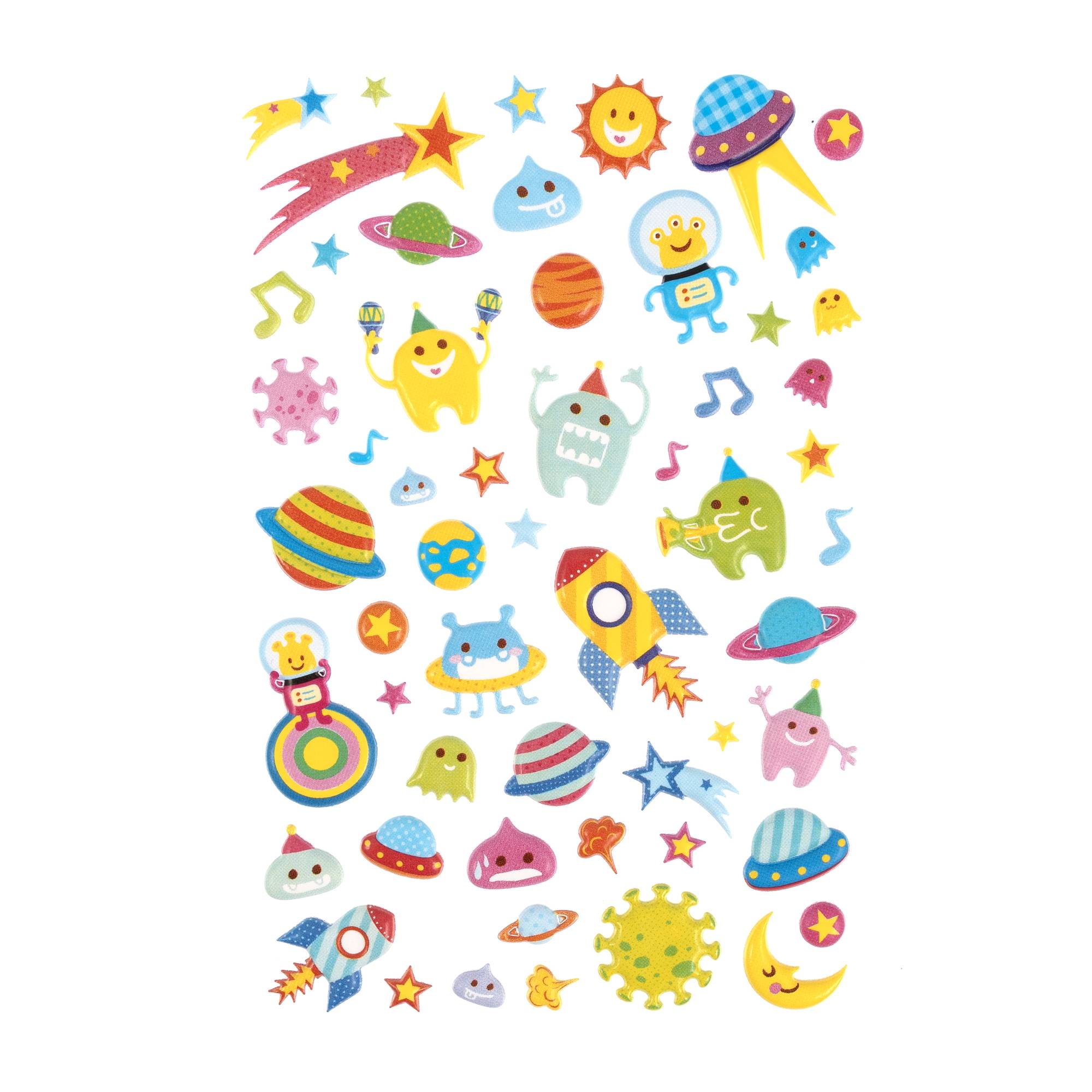 Space Puffy Stickers | Hobbycraft