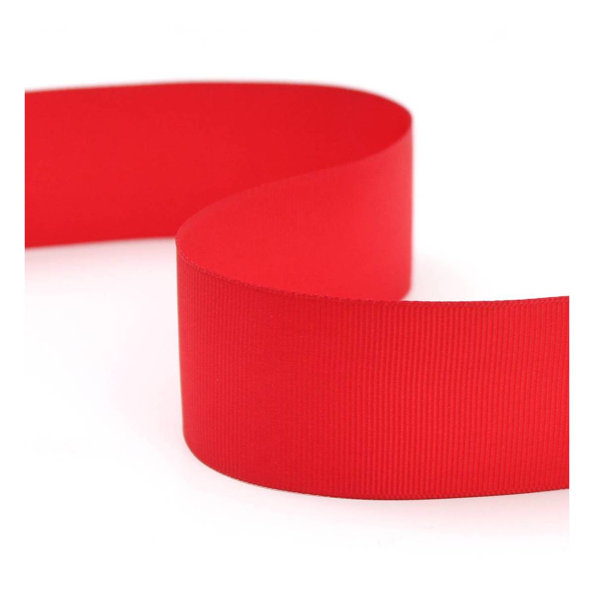 Red Grosgrain Ribbon 38mm x 5m | Hobbycraft