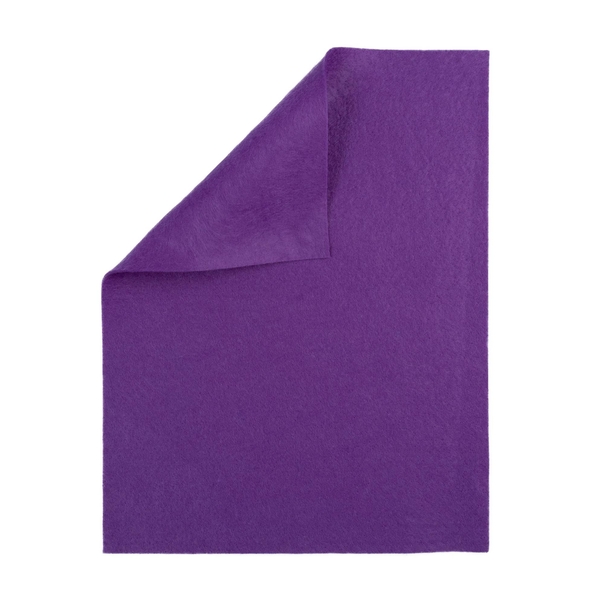 Purple Polyester Felt Sheet A4 | Hobbycraft
