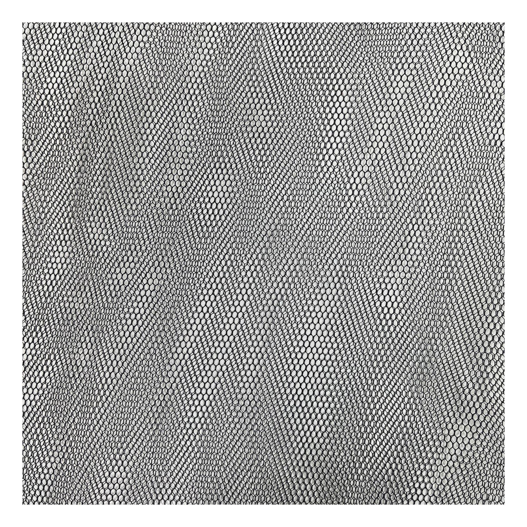 Black Nylon Dress Net Fabric by the Metre | Hobbycraft