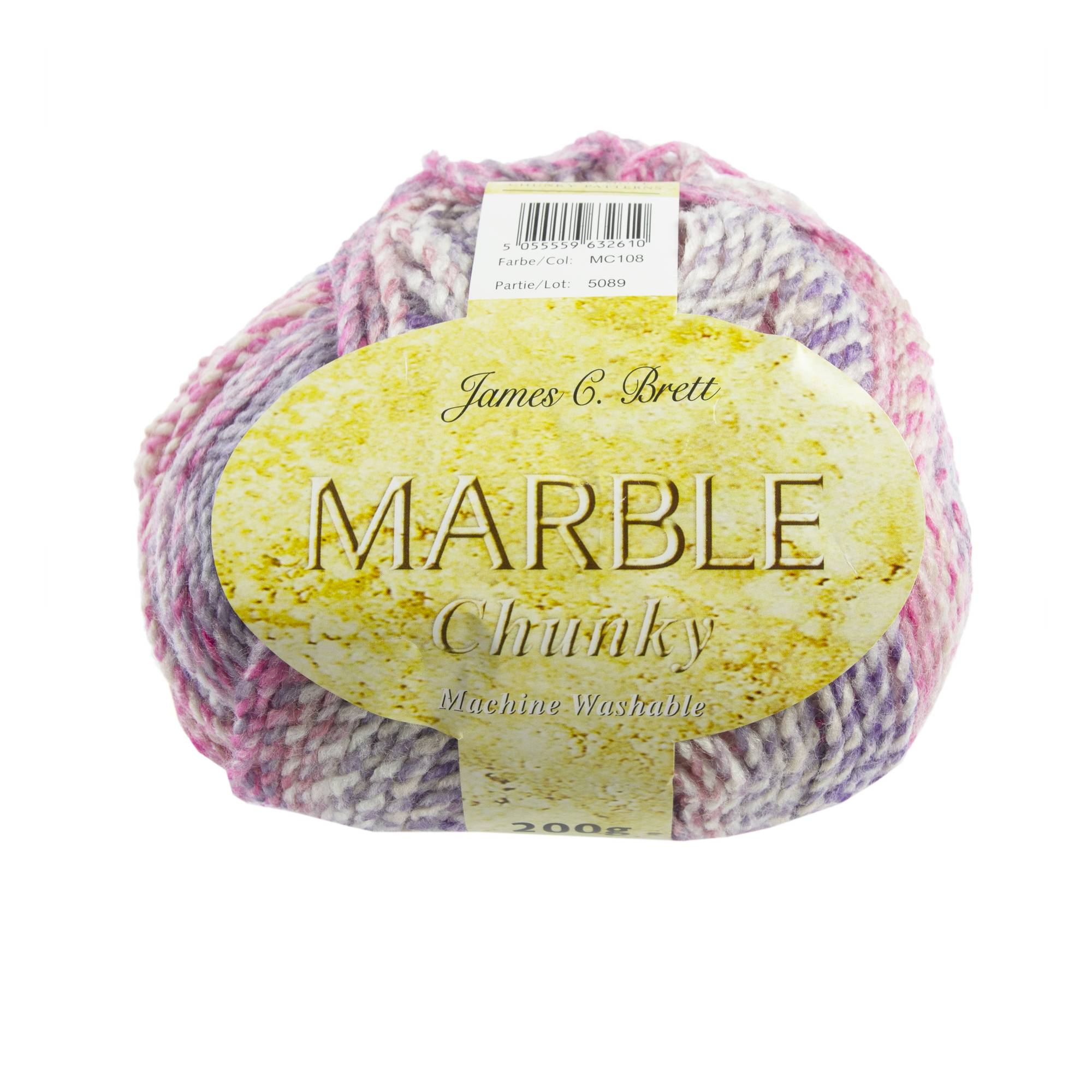 James C Brett Dusk Marble Chunky Yarn 200g | Hobbycraft