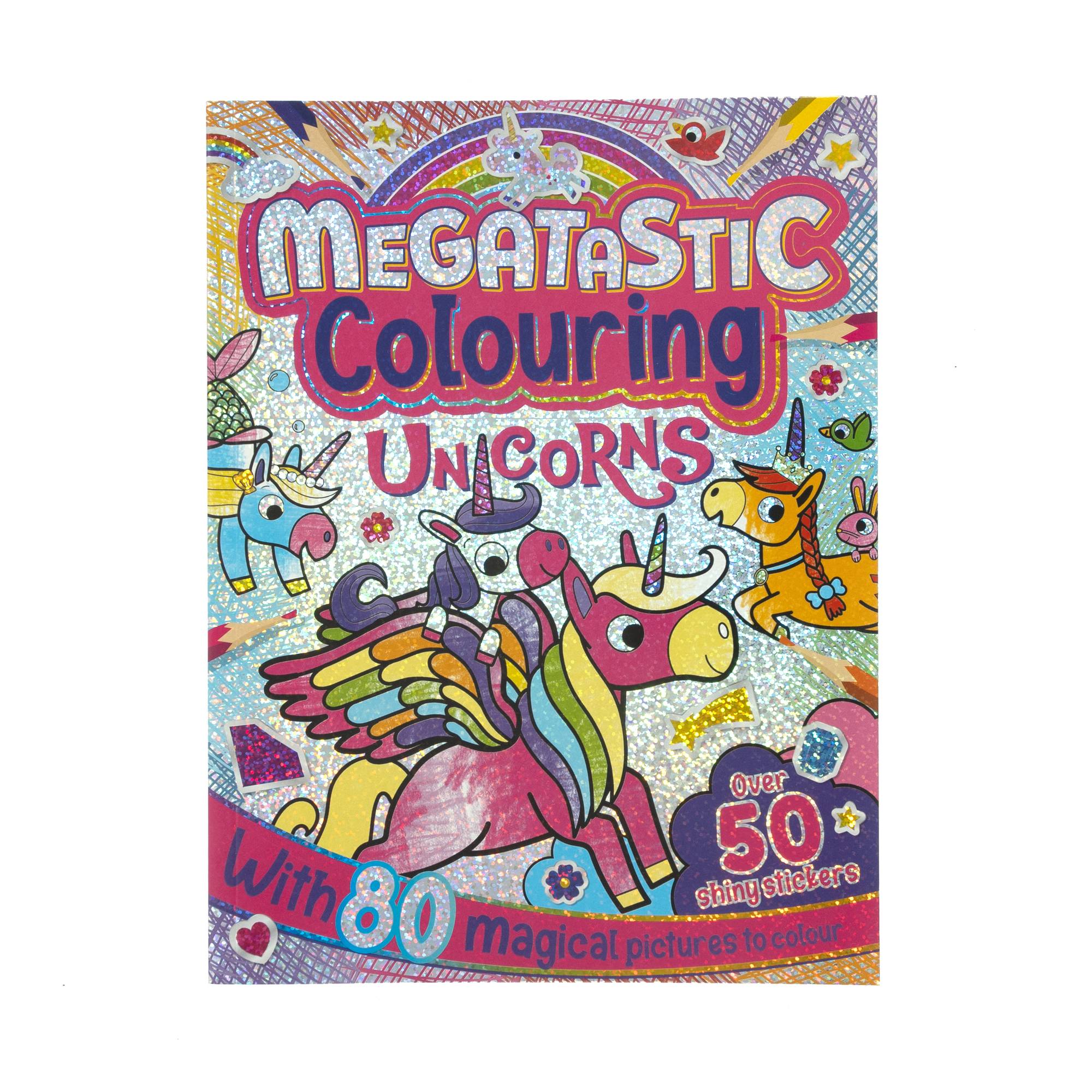 Megatastic Unicorns Colouring Book | Hobbycraft