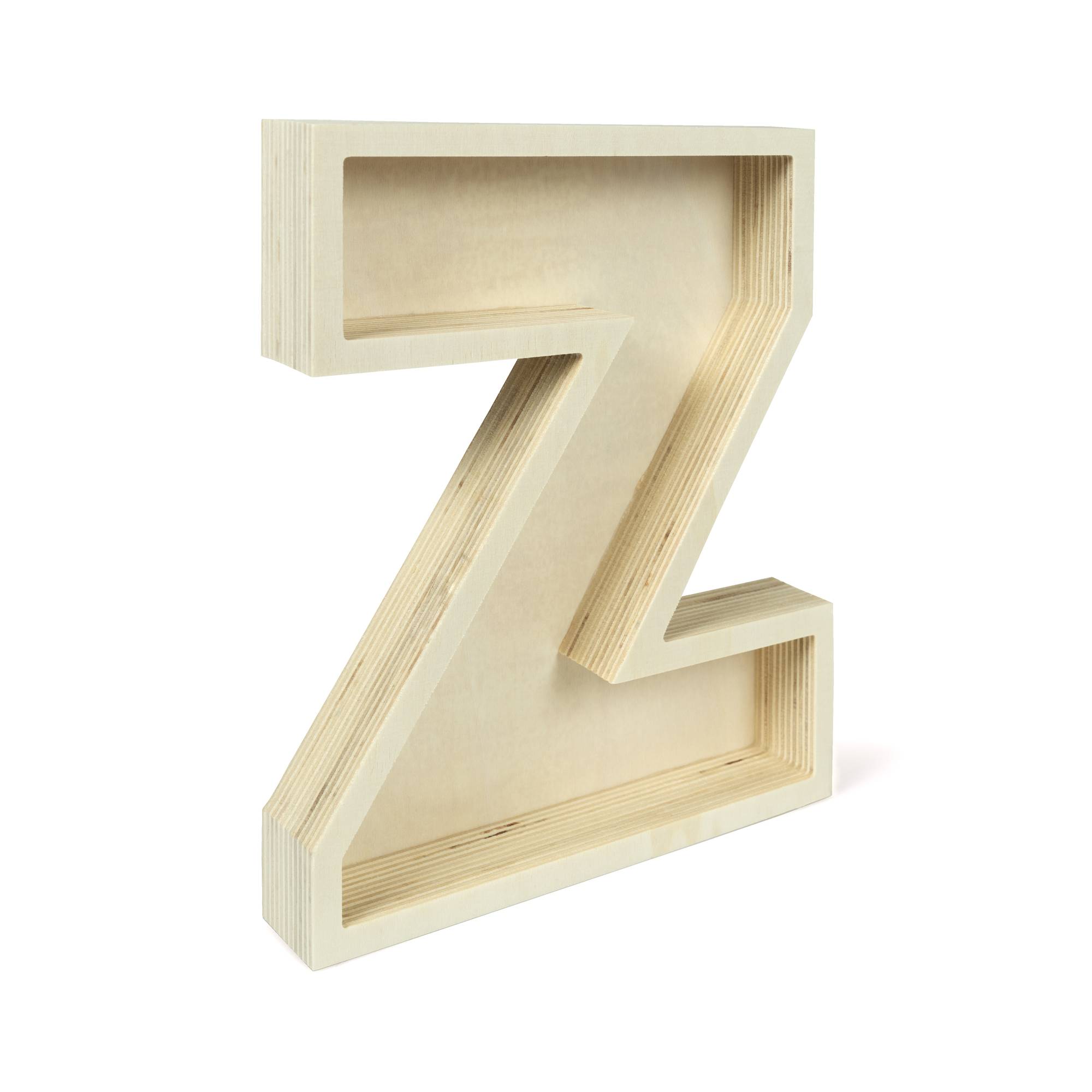 Wooden Fillable Letter Z 22cm | Hobbycraft