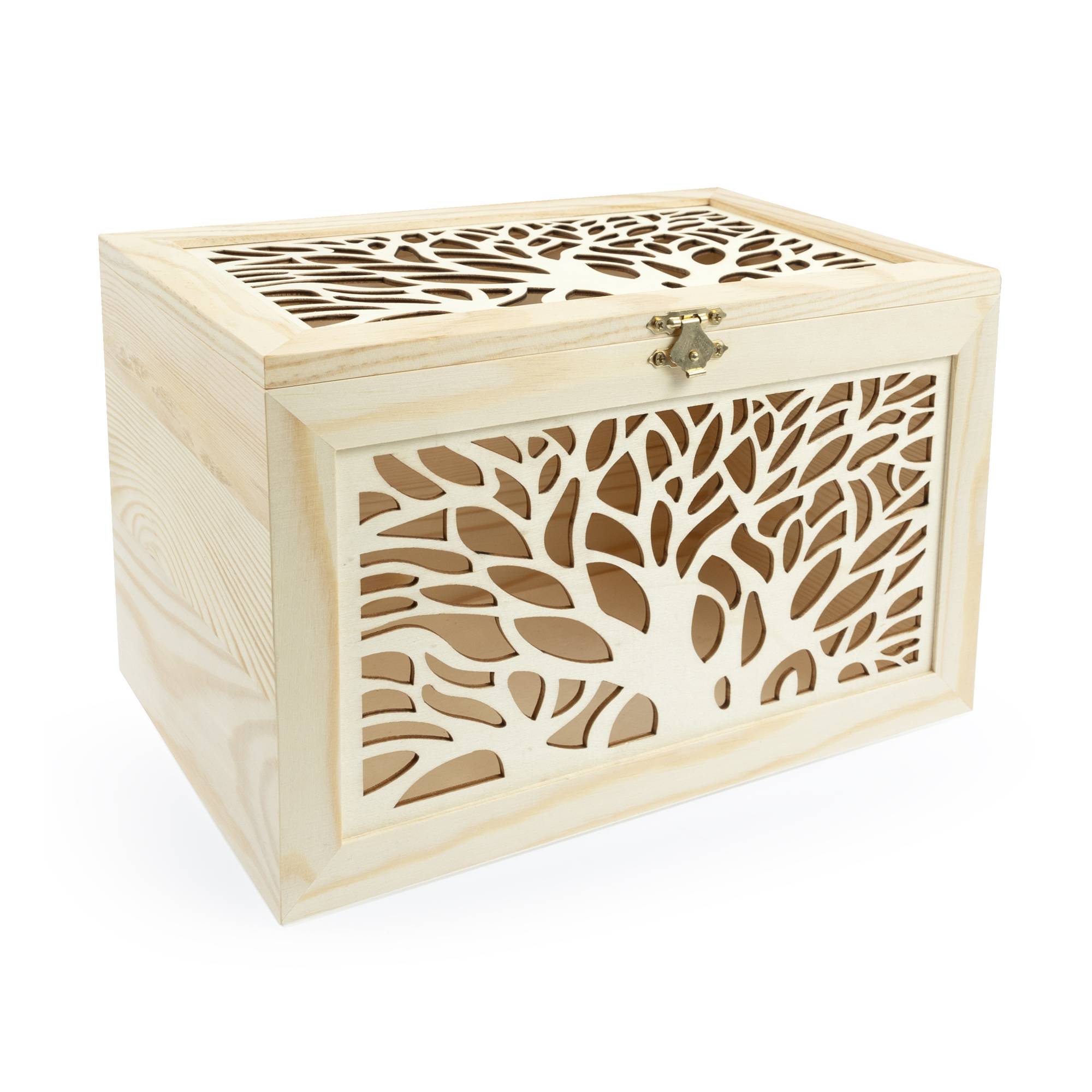 Tree of Life Wooden Box 27cm x 16cm x 17cm | Hobbycraft