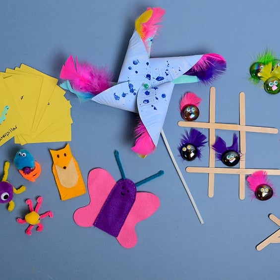Five Cheap and Easy Crafts for Kids | Hobbycraft
