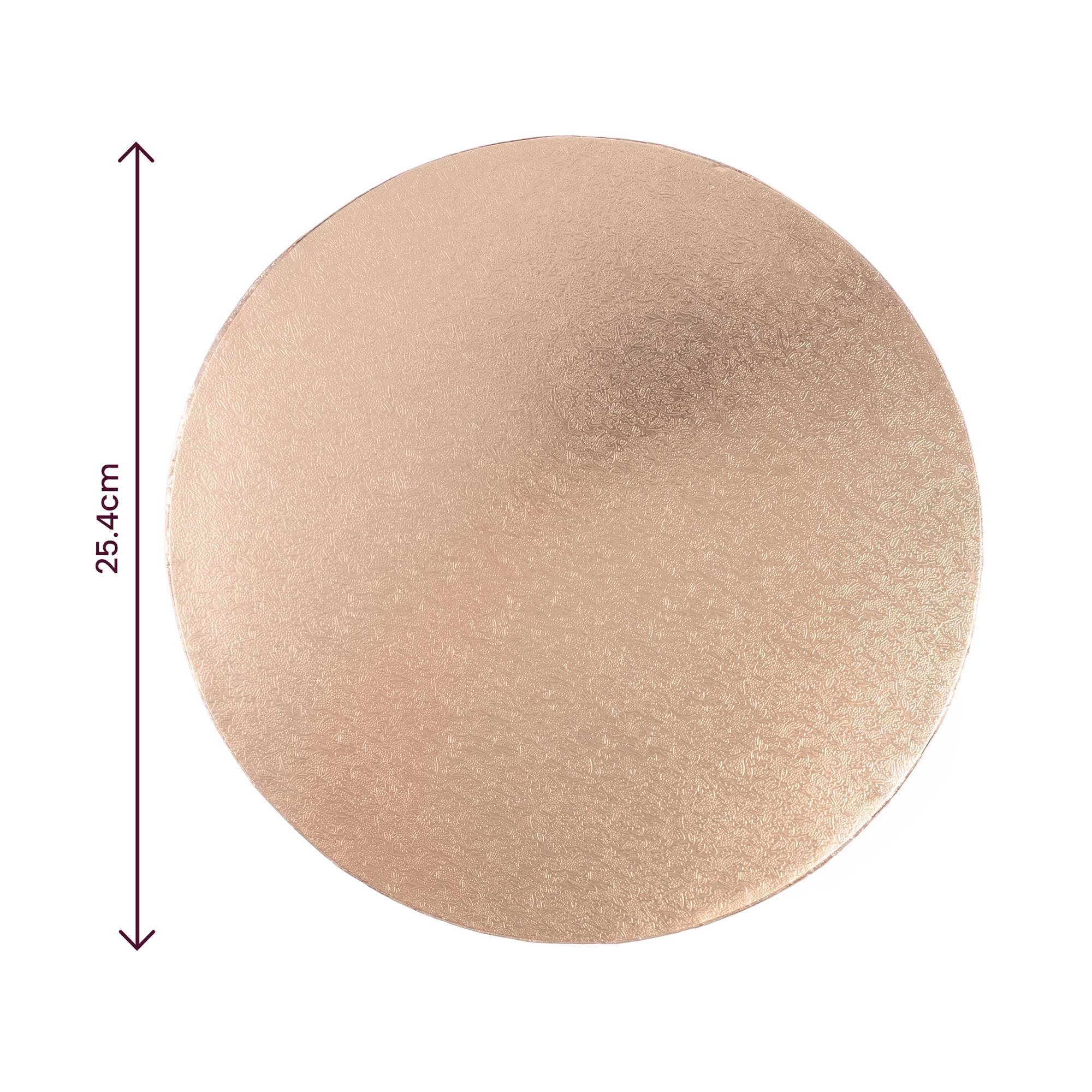 Rose Gold Round Cake Drum 10 Inches | Hobbycraft