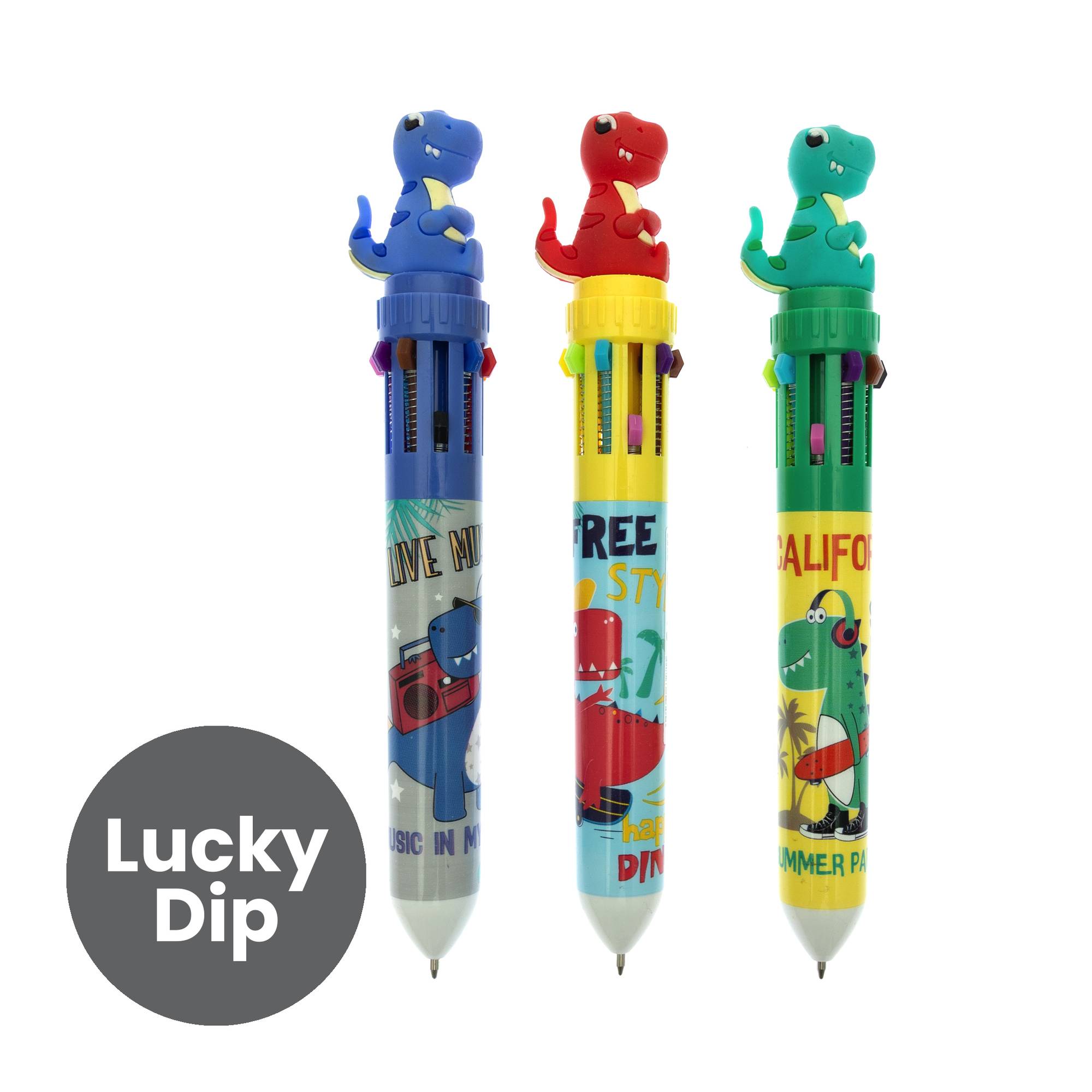 Assorted Dino 10-Colour Pen | Hobbycraft