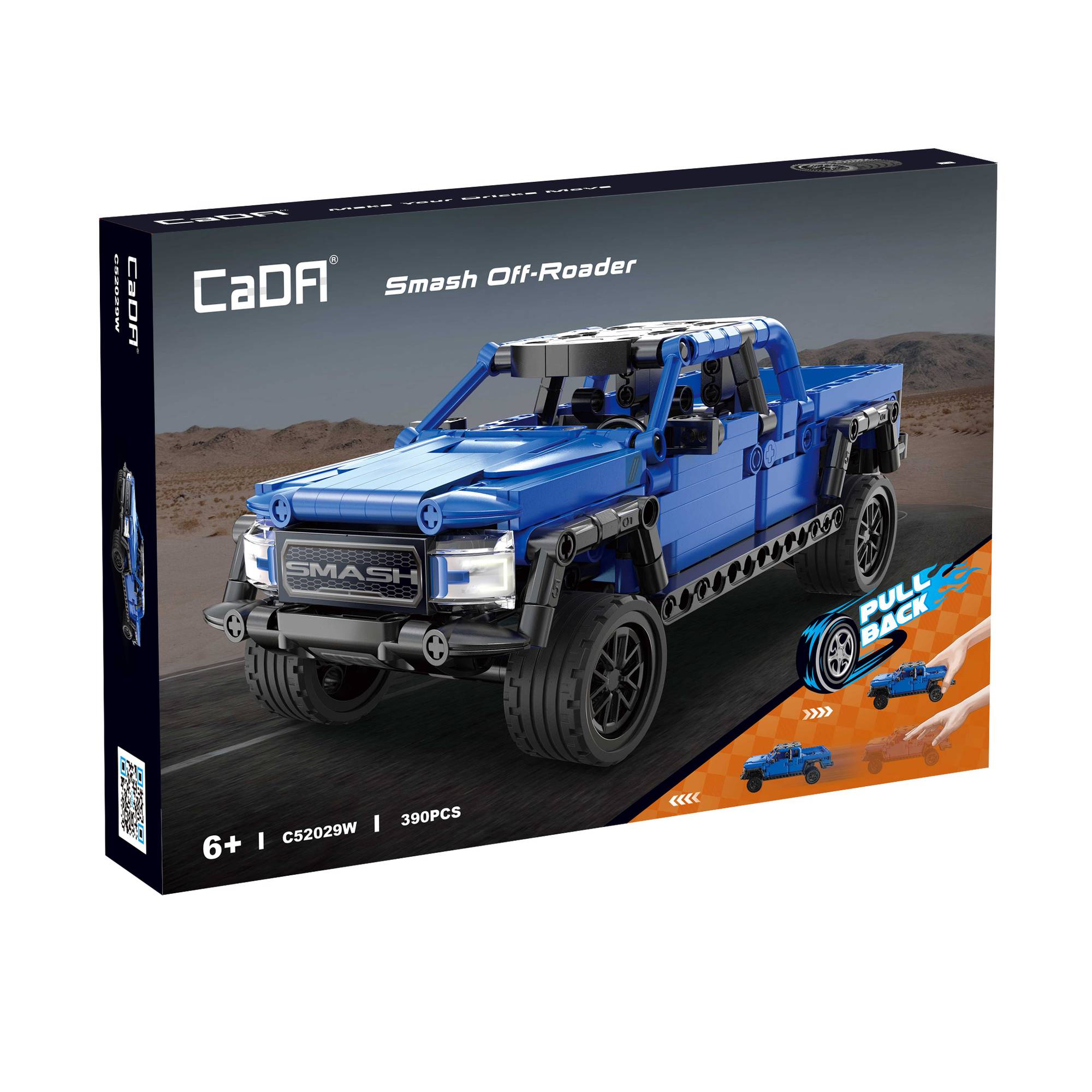 CaDA Smash Off-Roader Pickup Truck 390 Pieces | Hobbycraft