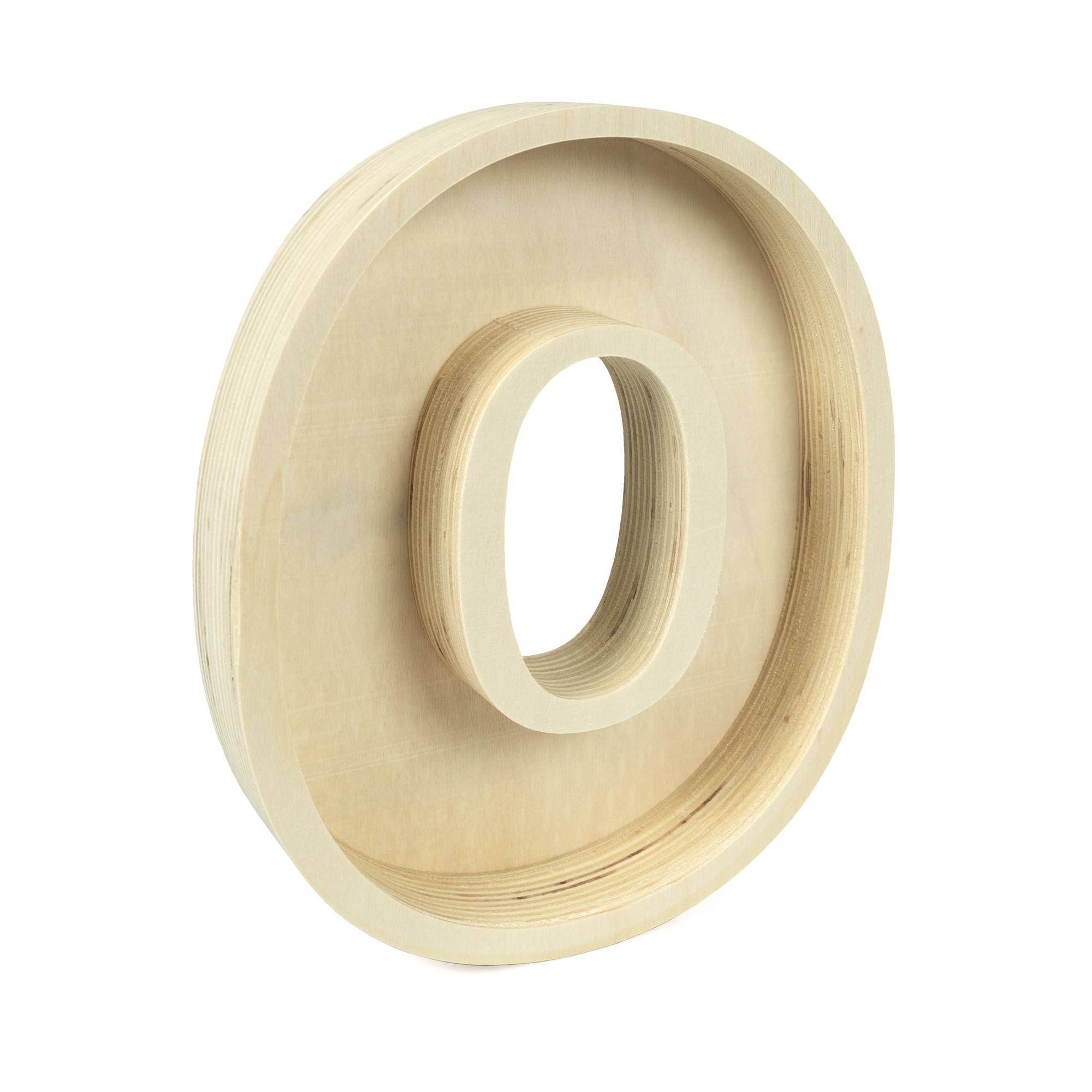Wooden Fillable Letter O 22cm | Hobbycraft