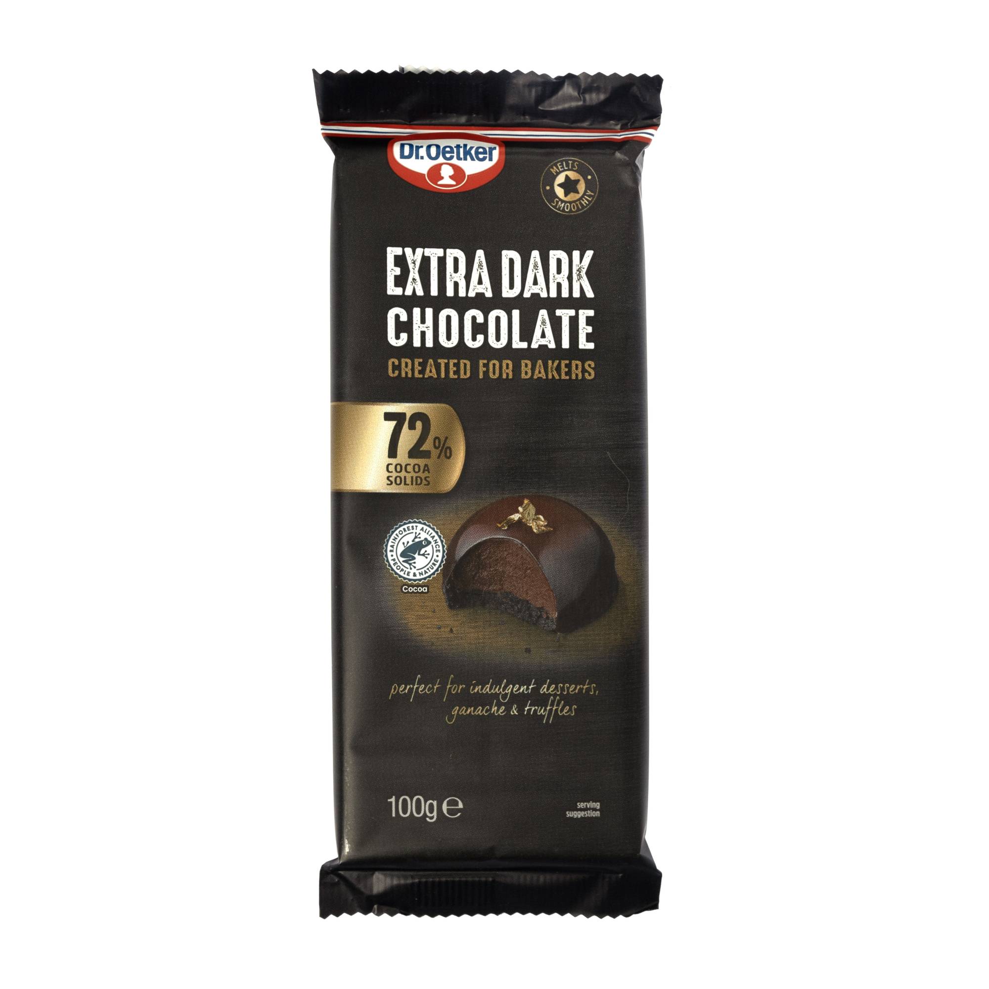 Dr. Oetker Extra Dark Chocolate 100g | Hobbycraft
