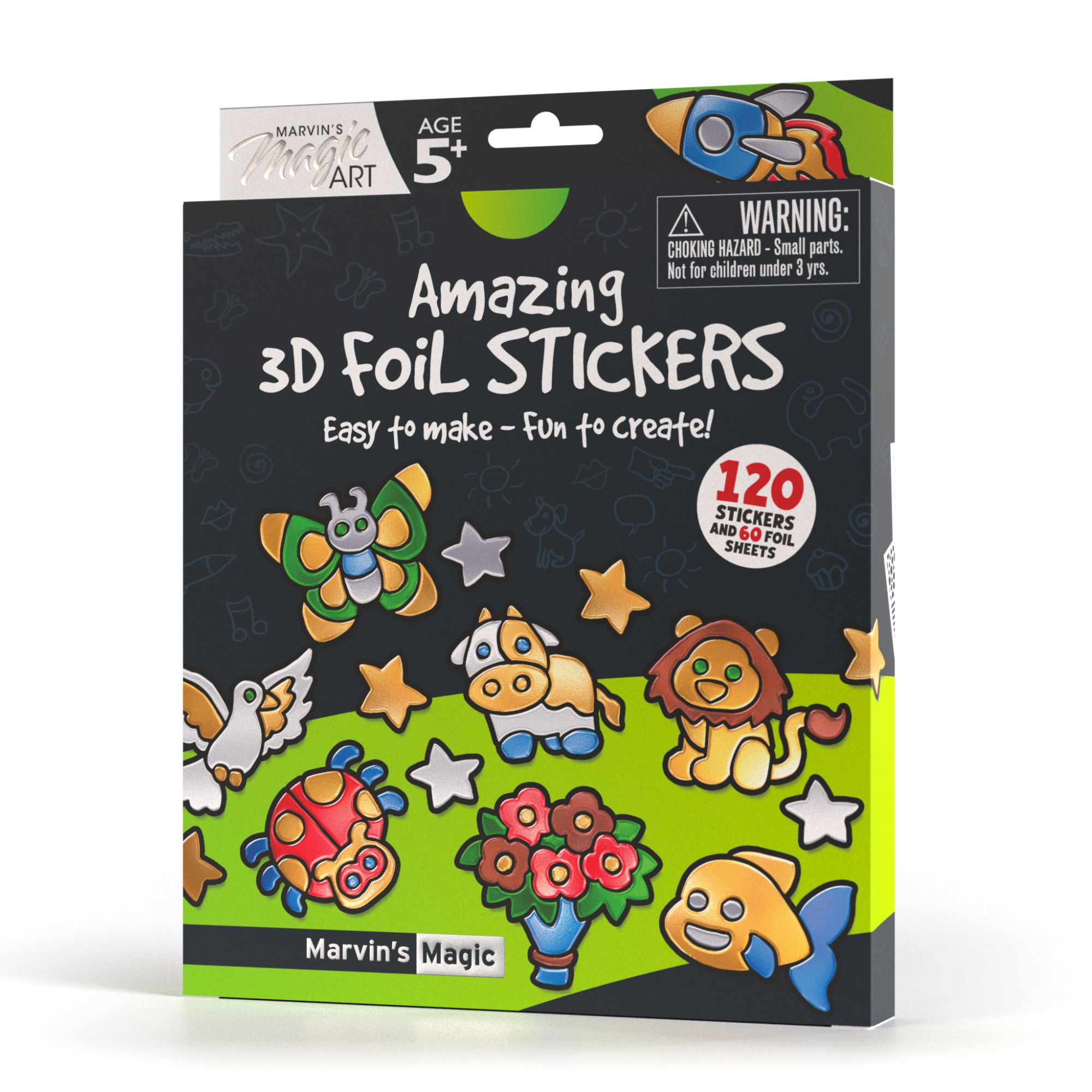 Marvin’s Magic Amazing 3D Foil Stickers | Hobbycraft