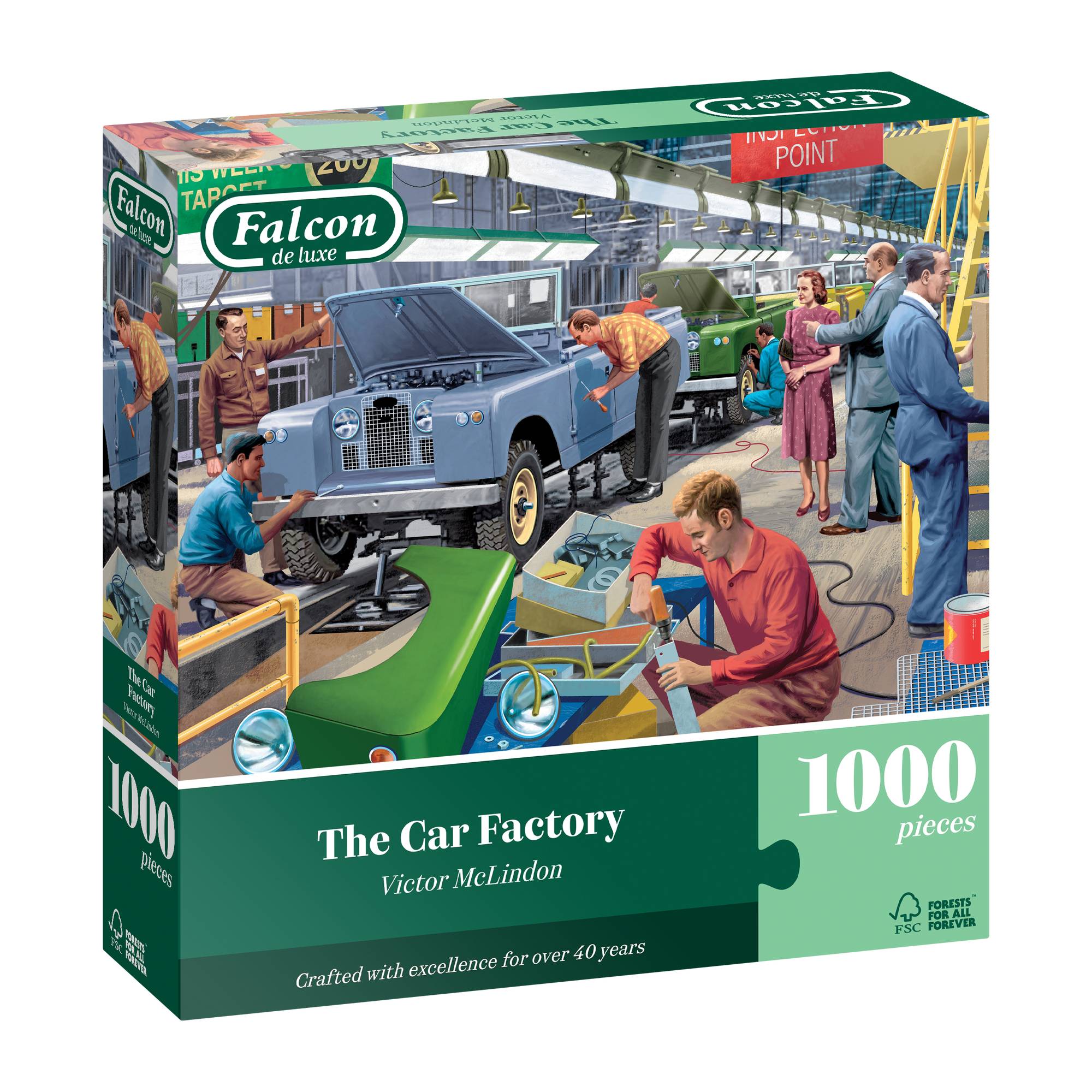 Falcon Car Factory Jigsaw Puzzle 1000 Pieces | Hobbycraft
