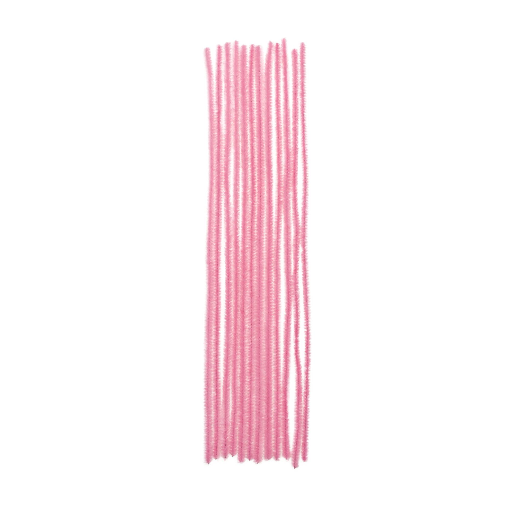 Pink Pipe Cleaners 12 Pack | Hobbycraft