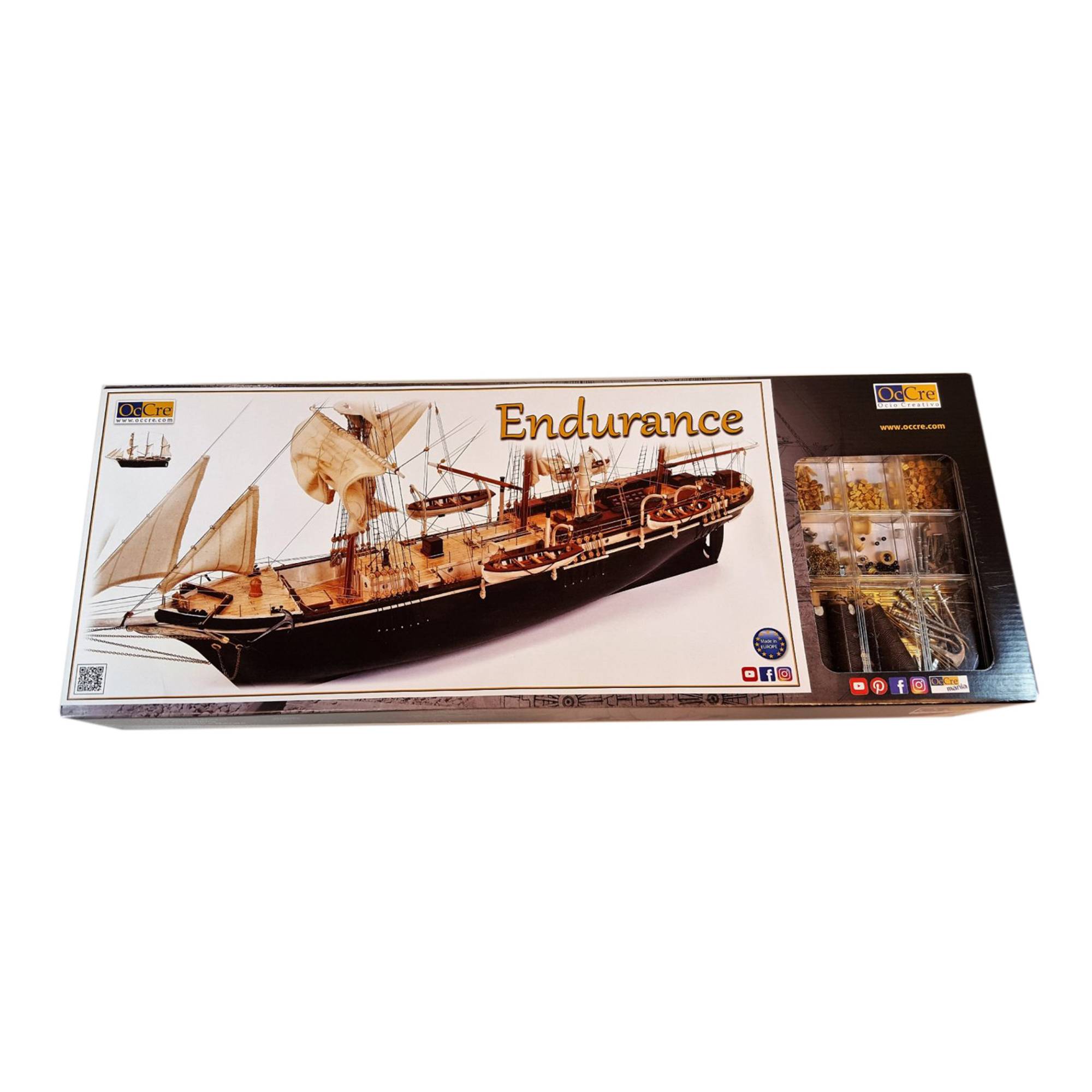 OcCre HMS Endurance Wooden Ship Model Kit 1:70 | Hobbycraft