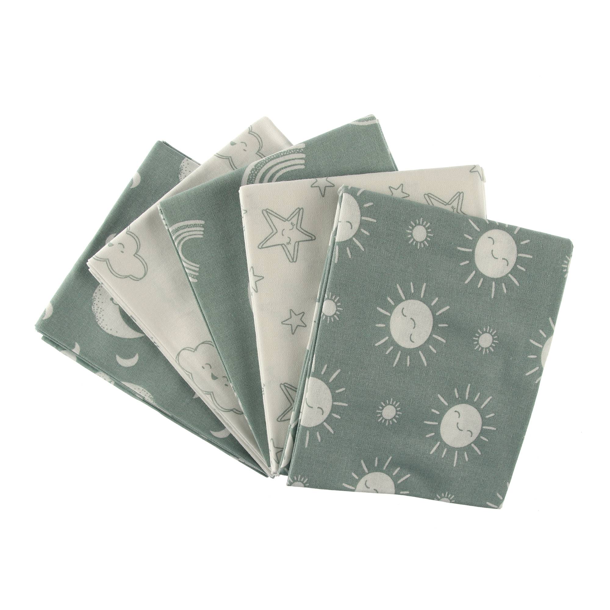 Sky Above Me Sage Fat Quarters 5 Pack | Hobbycraft