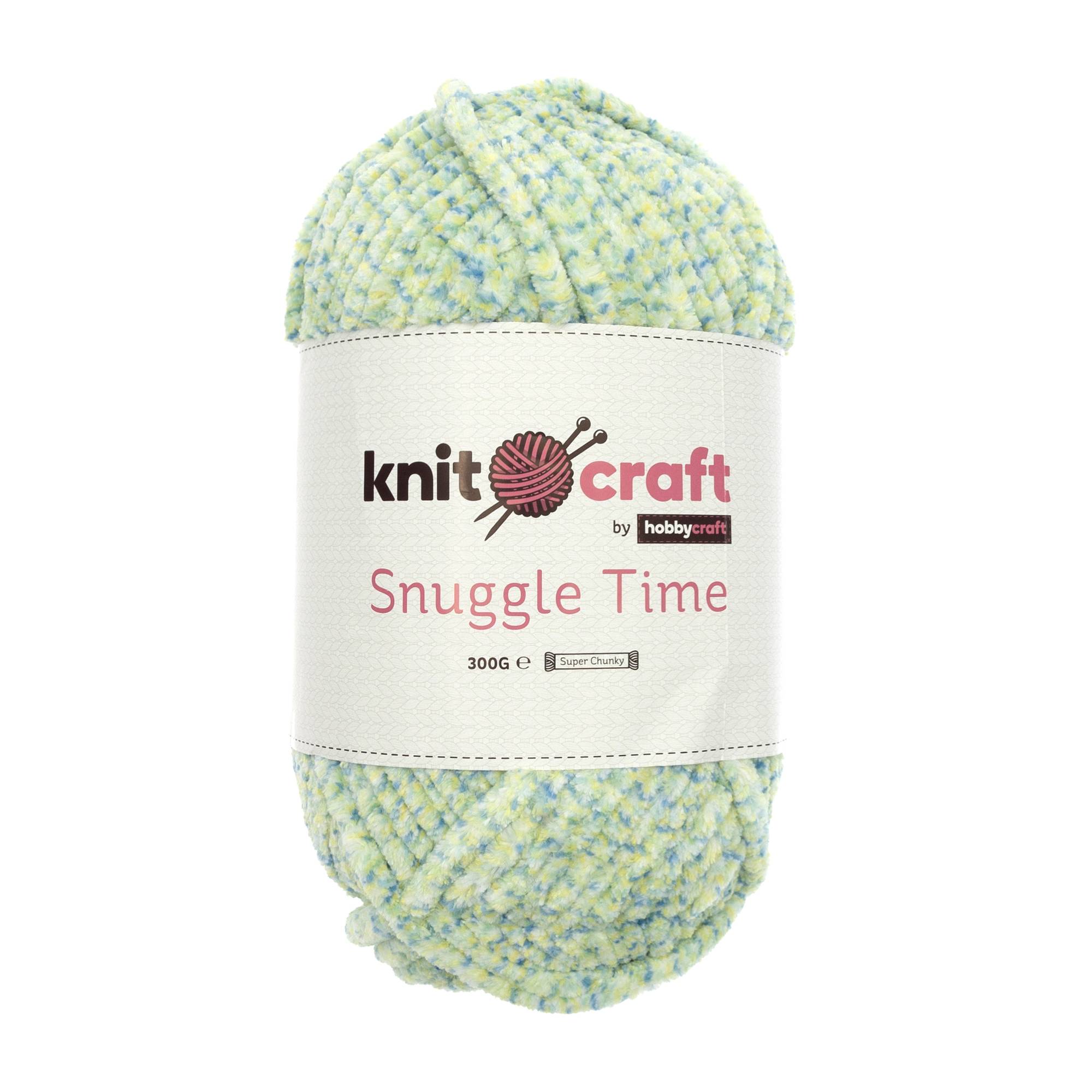Knitcraft Blue and Yellow Snuggle Time Yarn 300g | Hobbycraft
