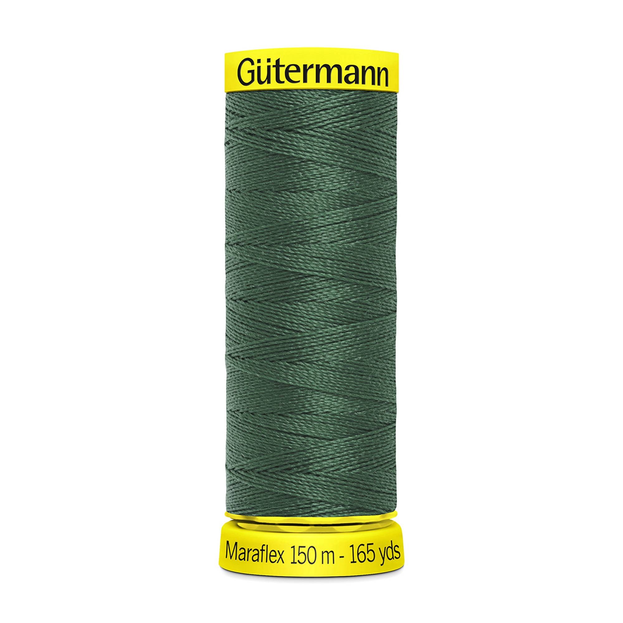 Gutermann Pine Green Maraflex Stretchy Sewing Thread 150m (561 ...