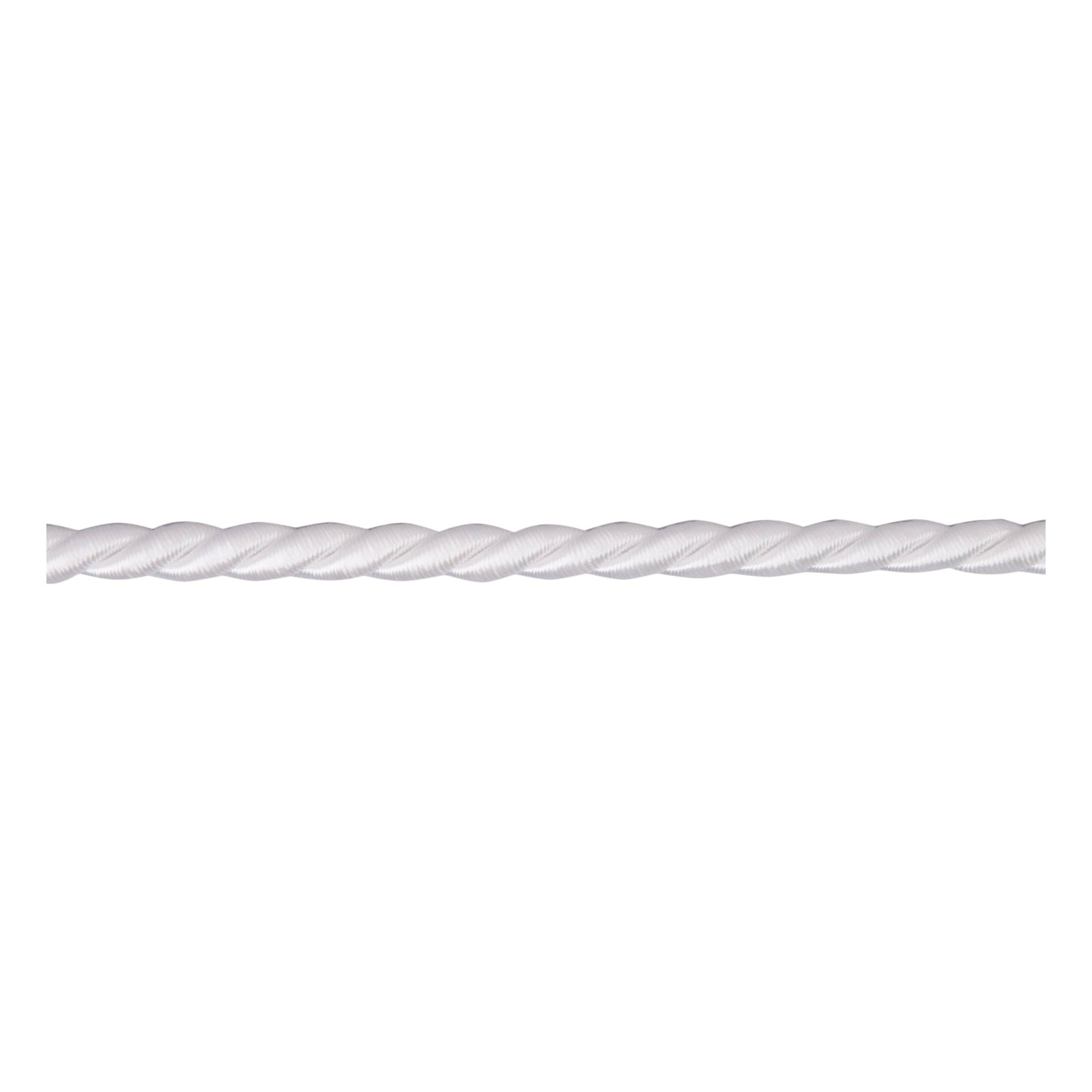 White 6mm Cord Trim by the Metre | Hobbycraft