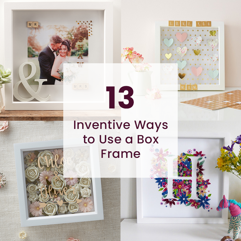 13 Inventive Ways to Use a Box Frame | Hobbycraft
