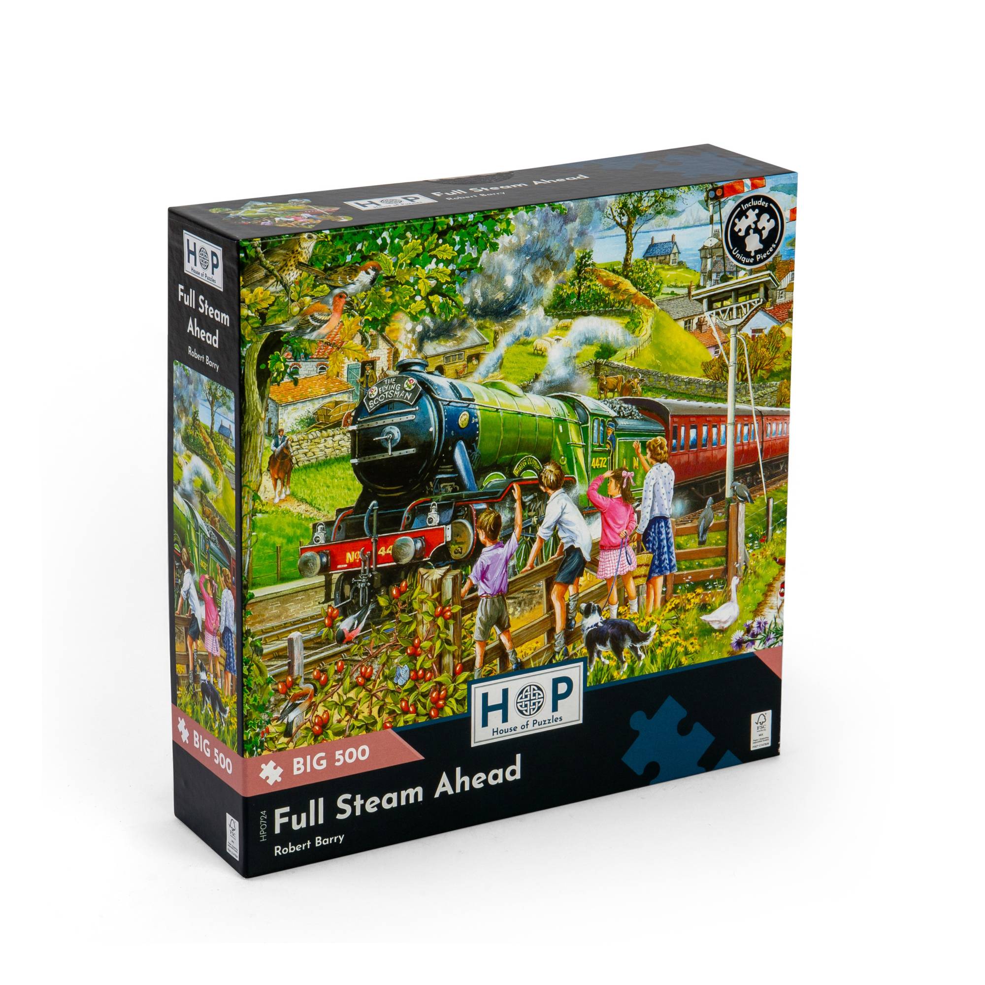 House of Puzzles Full Steam Ahead Big Jigsaw Puzzle 500 Pieces | Hobbycraft