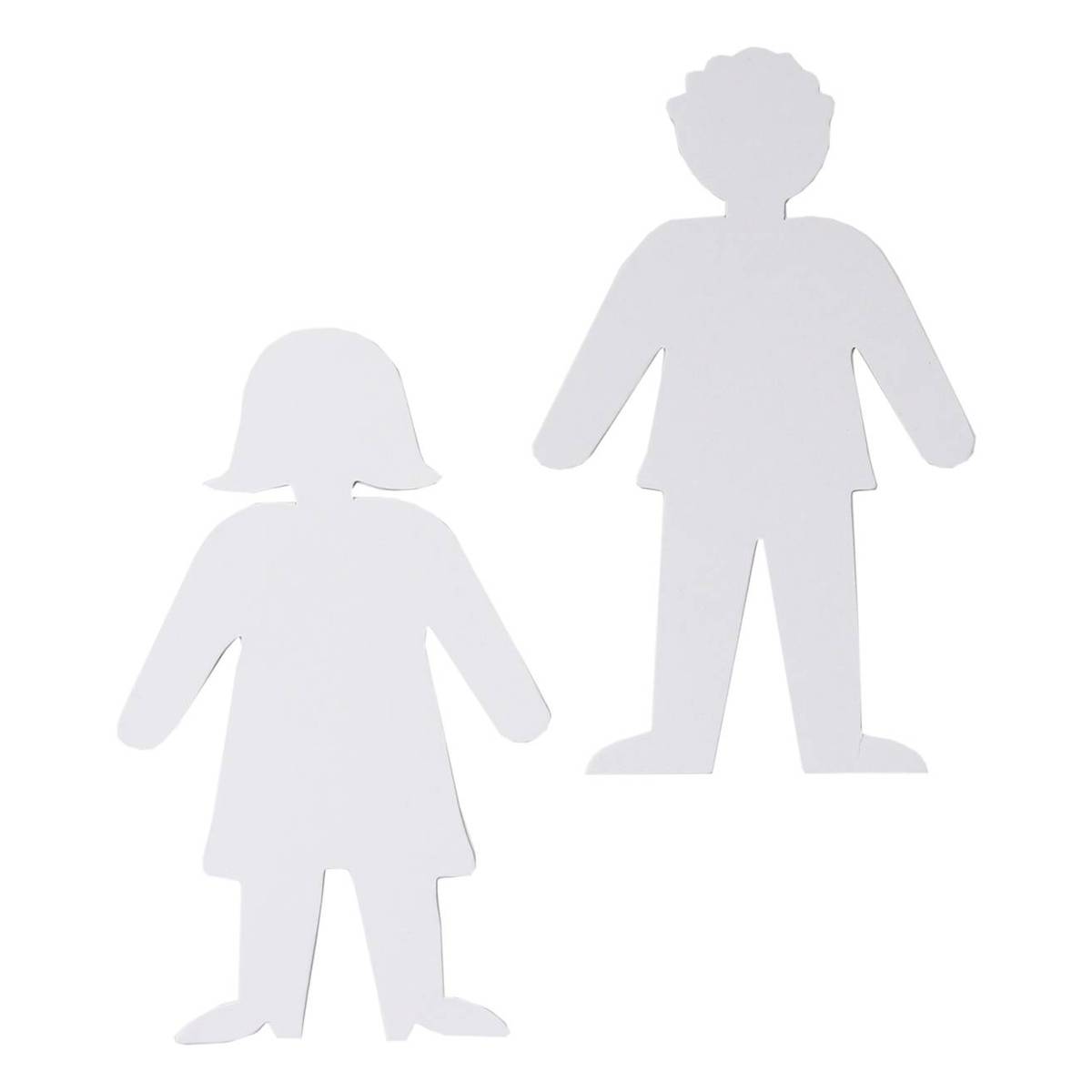 People Card Shapes 10 Pack | Hobbycraft