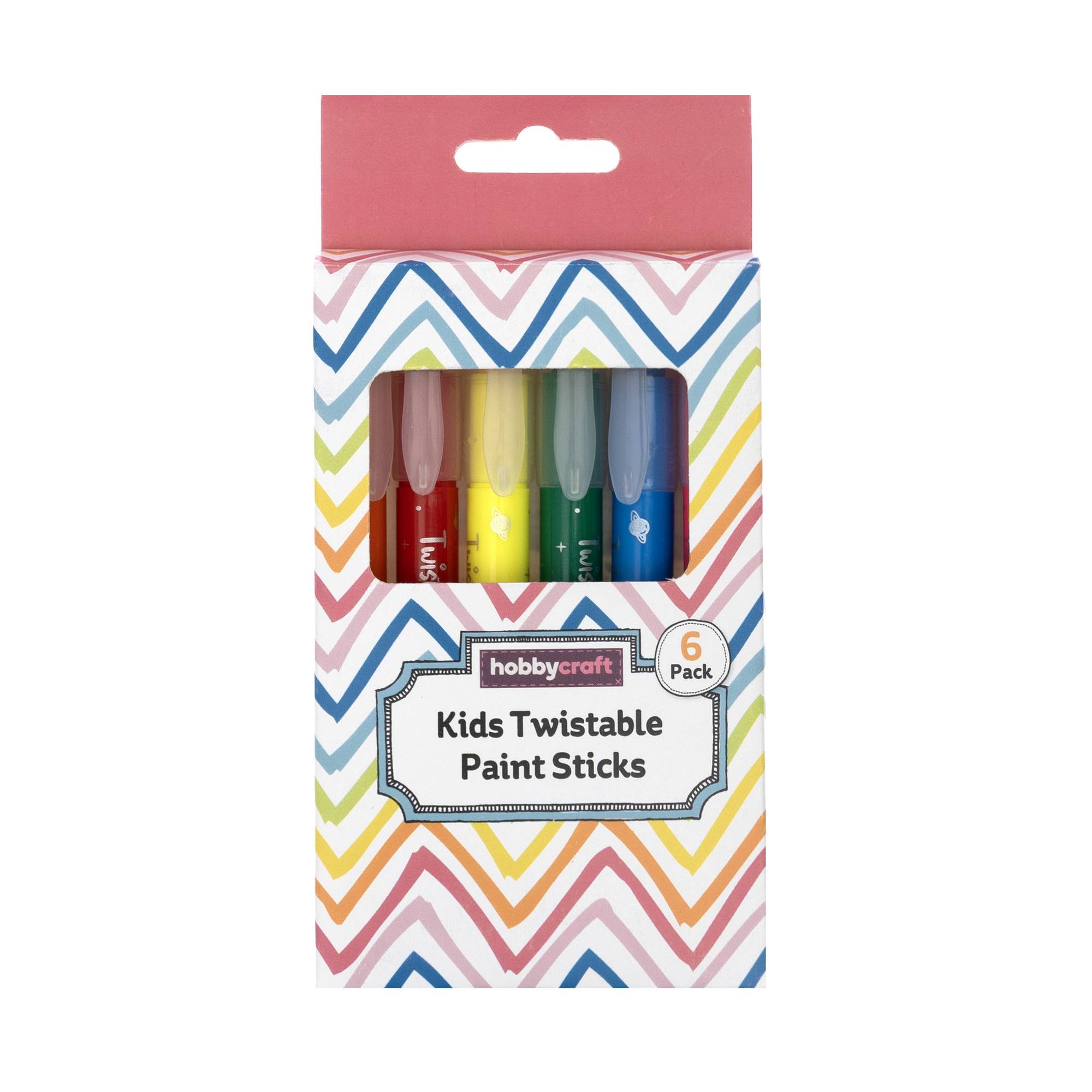 Kids’ Twistable Paint Sticks 6 Pack | Hobbycraft