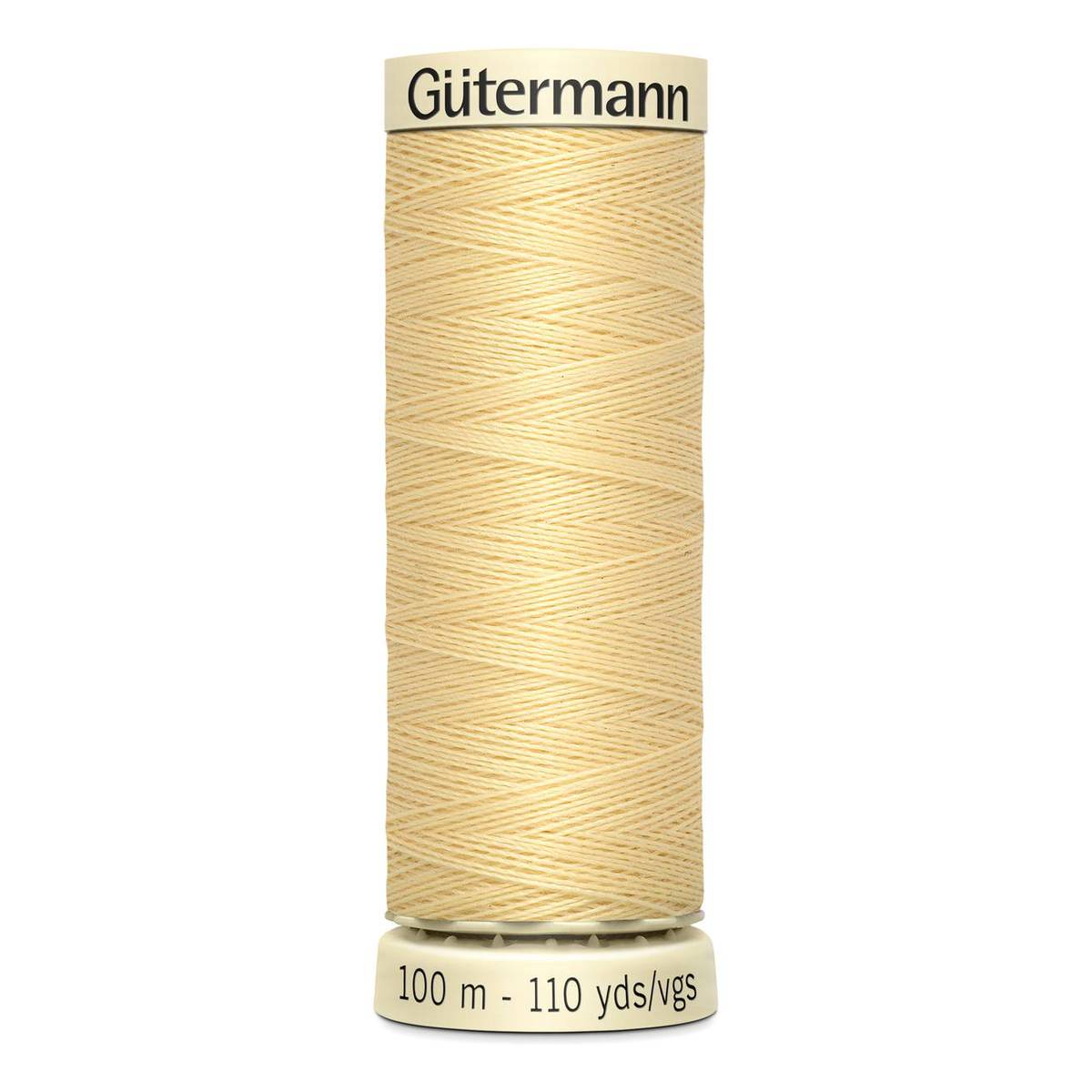 Gutermann Yellow Sew All Thread 100m (325) | Hobbycraft