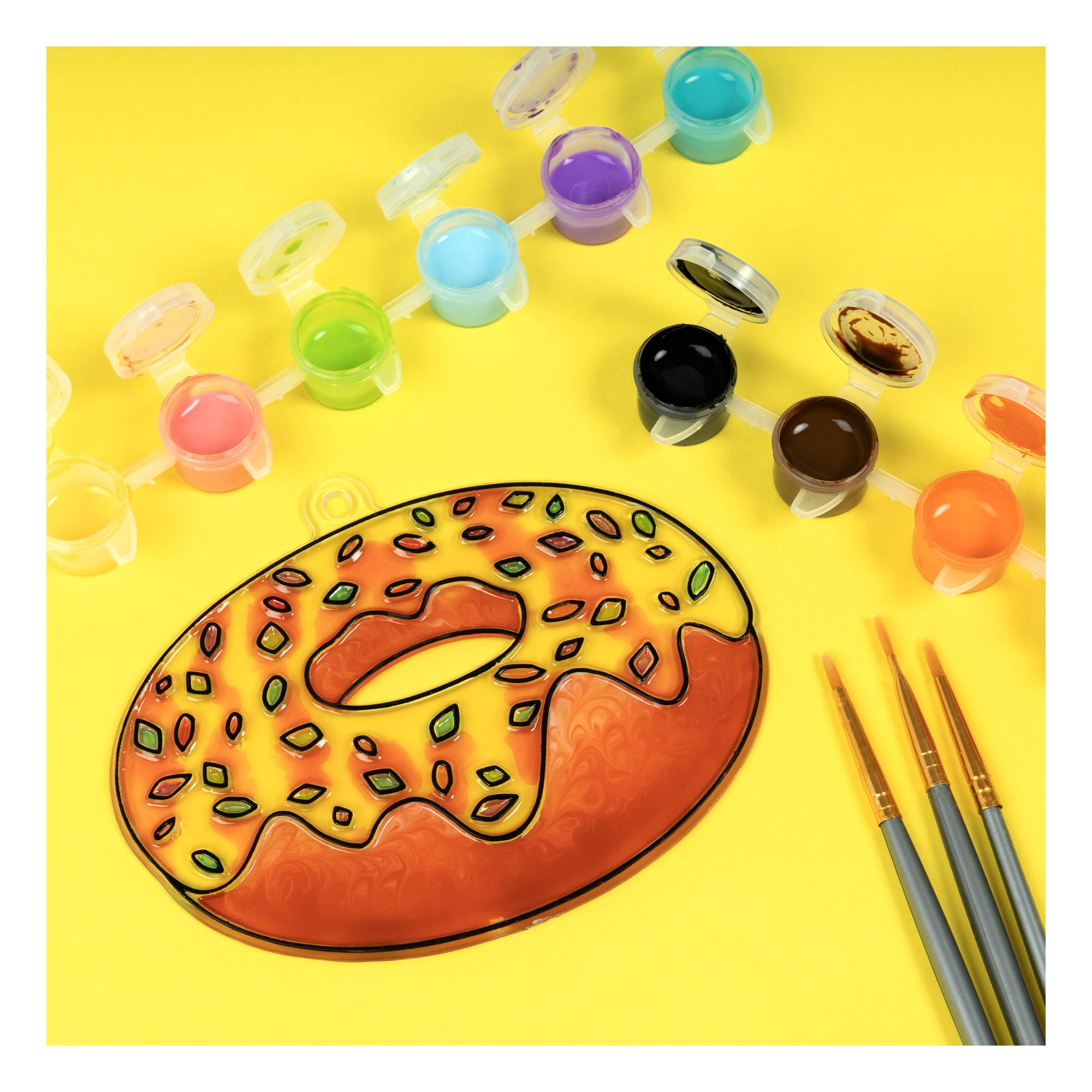 Doughnut Plastic Suncatcher | Hobbycraft