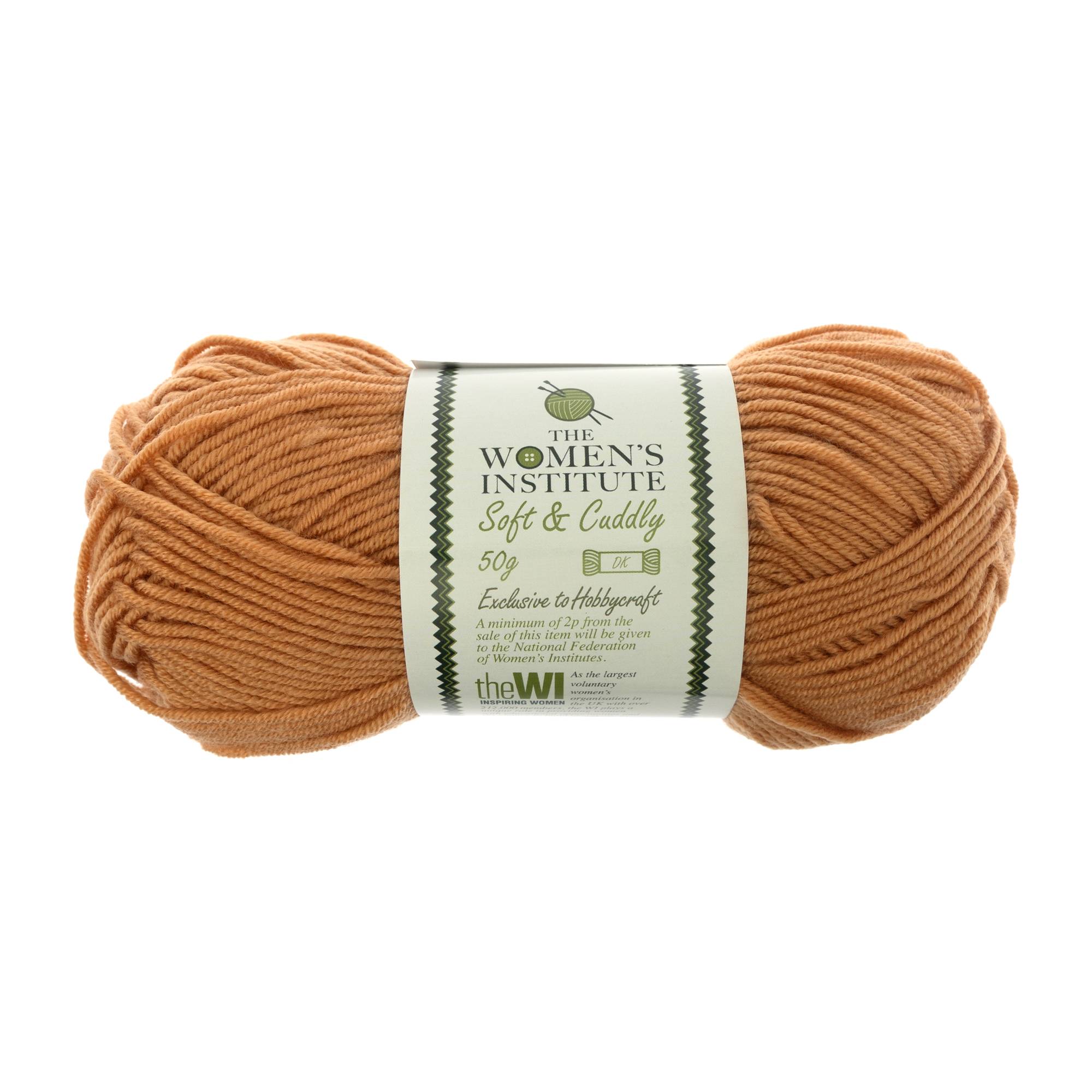Women's Institute Apricot Soft and Cuddly DK Yarn 50g | Hobbycraft