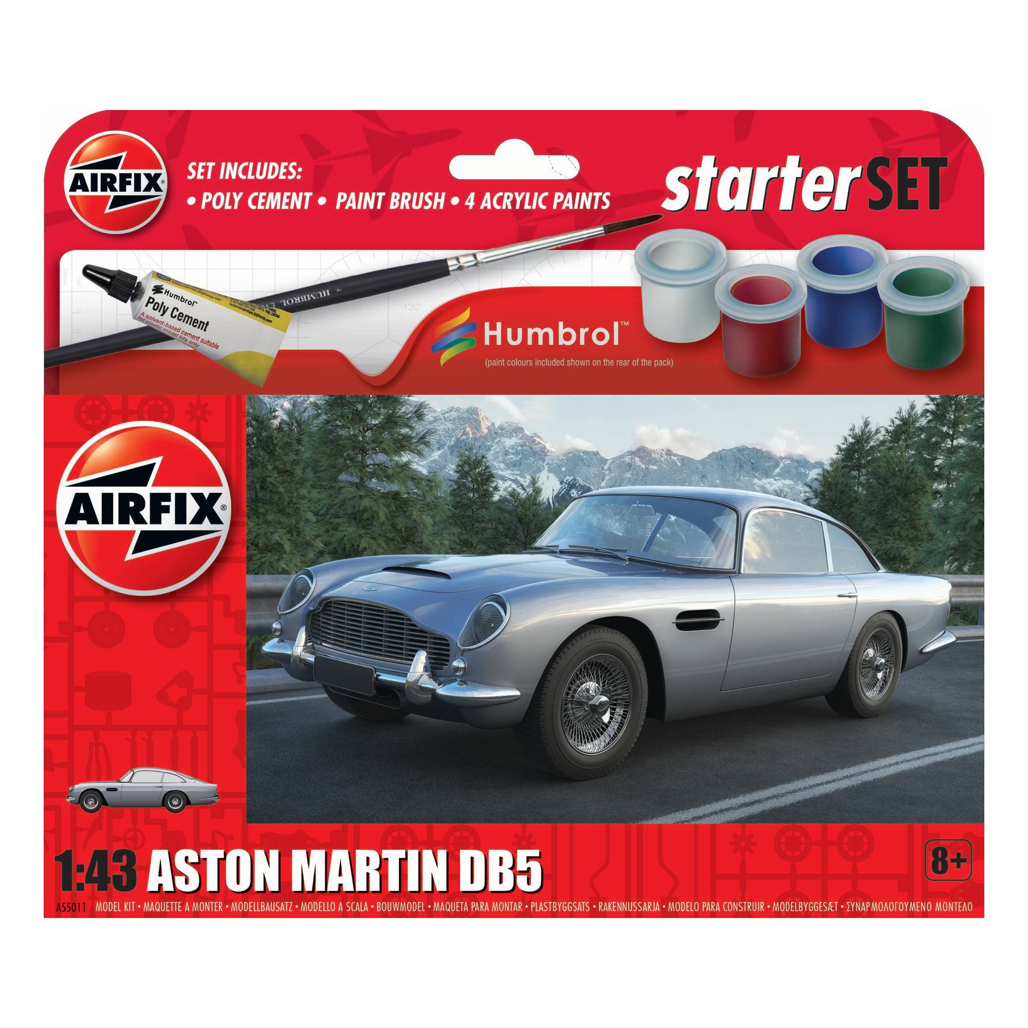 Airfix Aston Martin DB5 Starter Set 1:43 | Hobbycraft